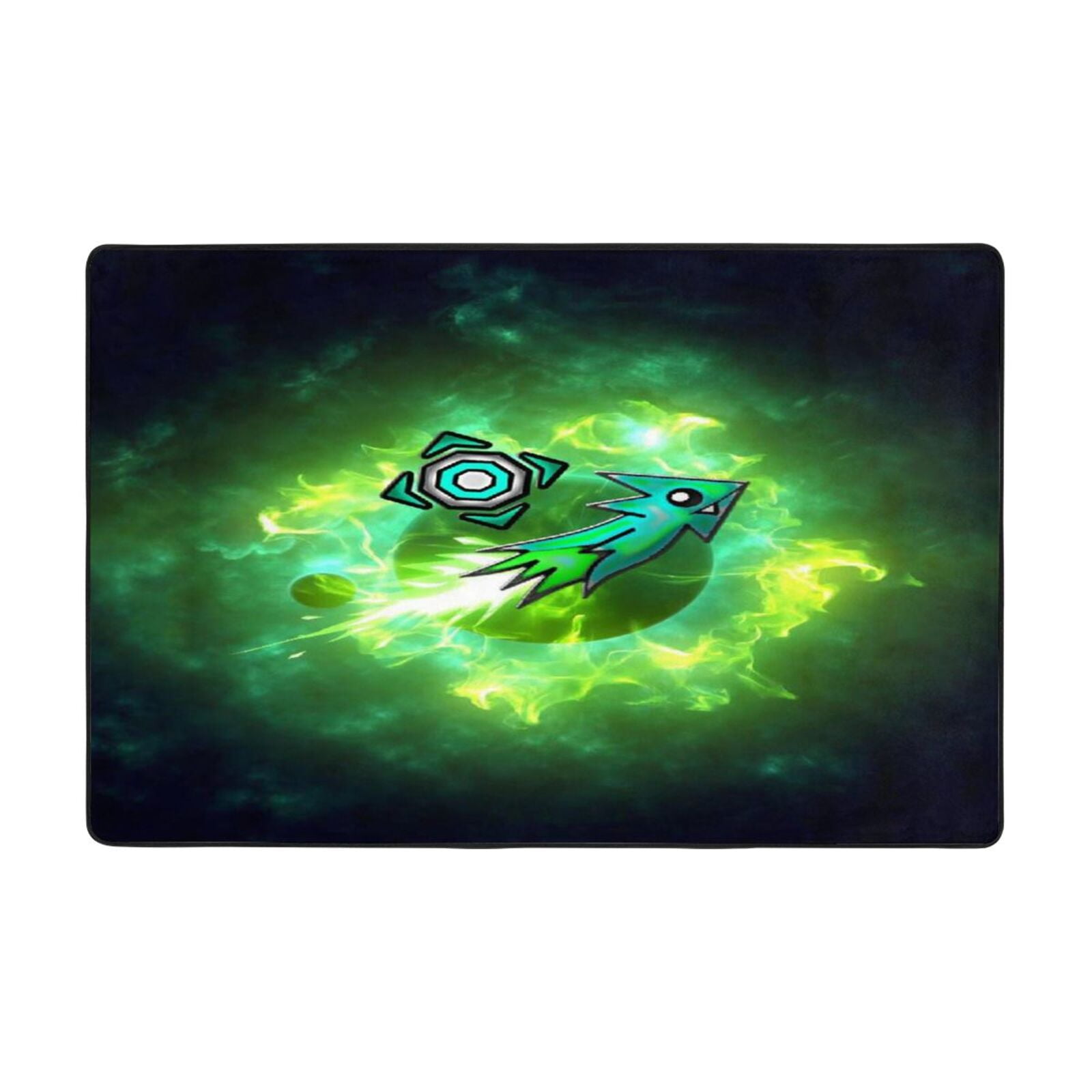 Geometry Dash Area Rugs Kid Bedroom Soft Mat Carpet Non-Slip Washable ...