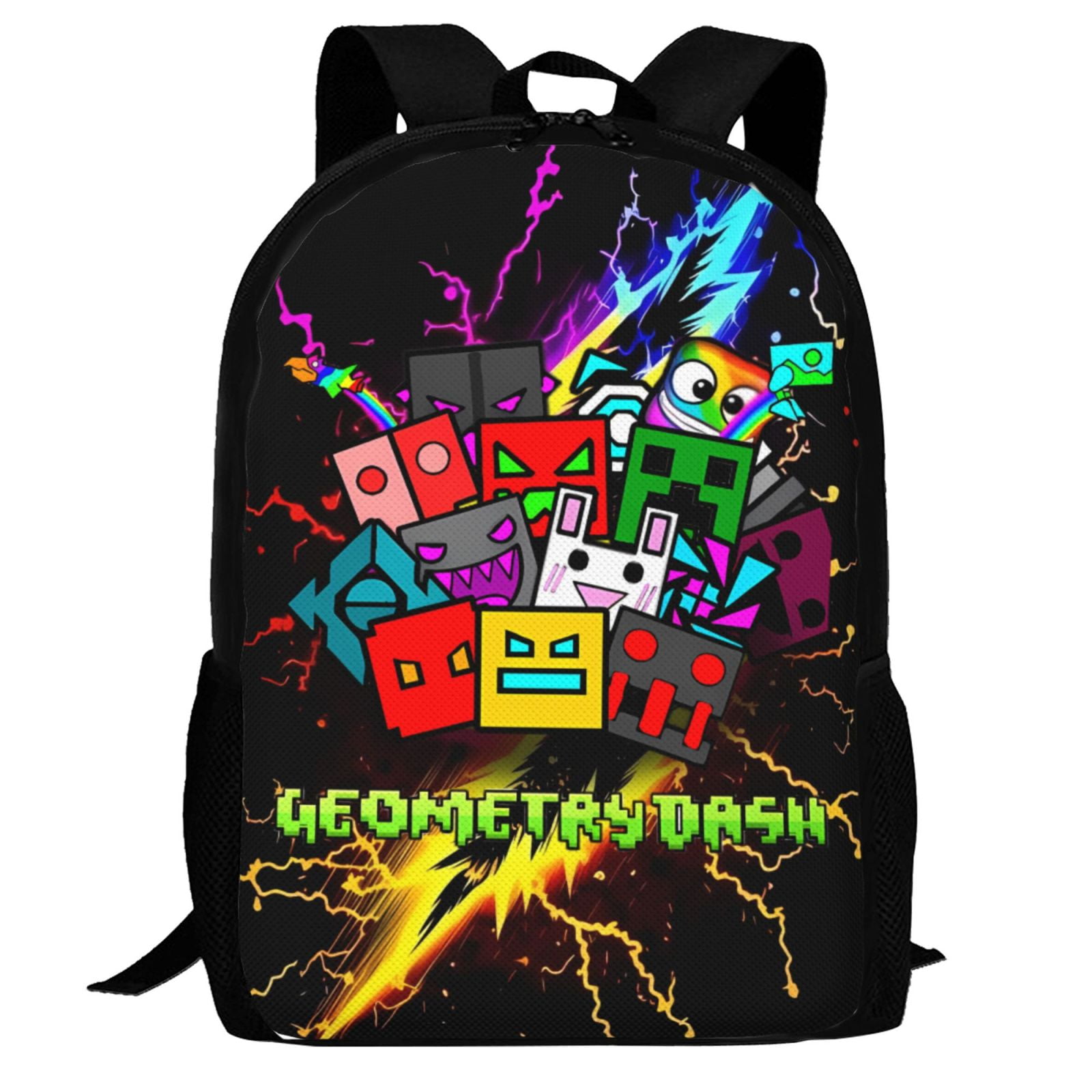 Geometry Dash Backpack,3d Print Laptop Backpack Lightweight Casual ...