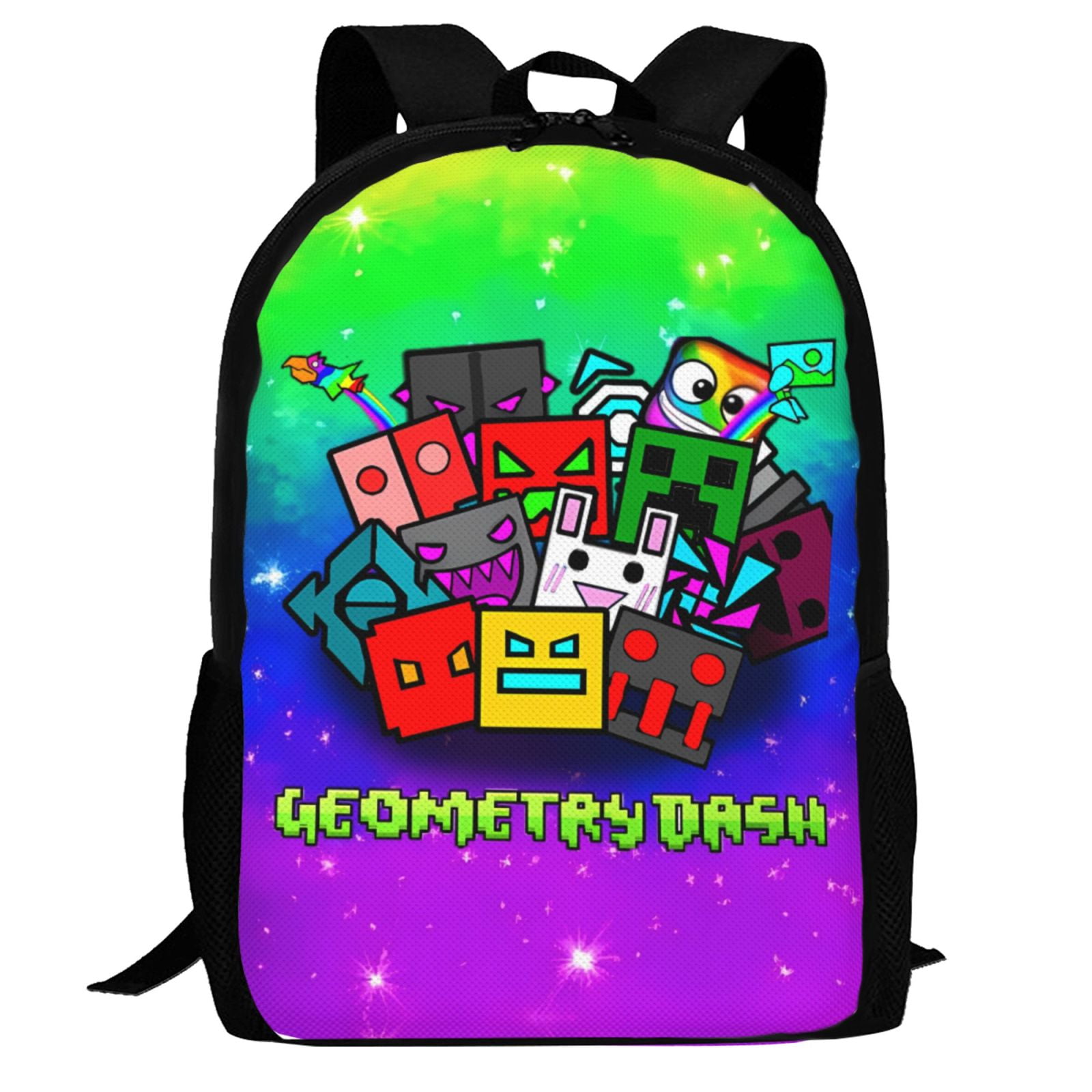 Geometry Dash Backpack,3d Print Laptop Backpack Lightweight Casual ...