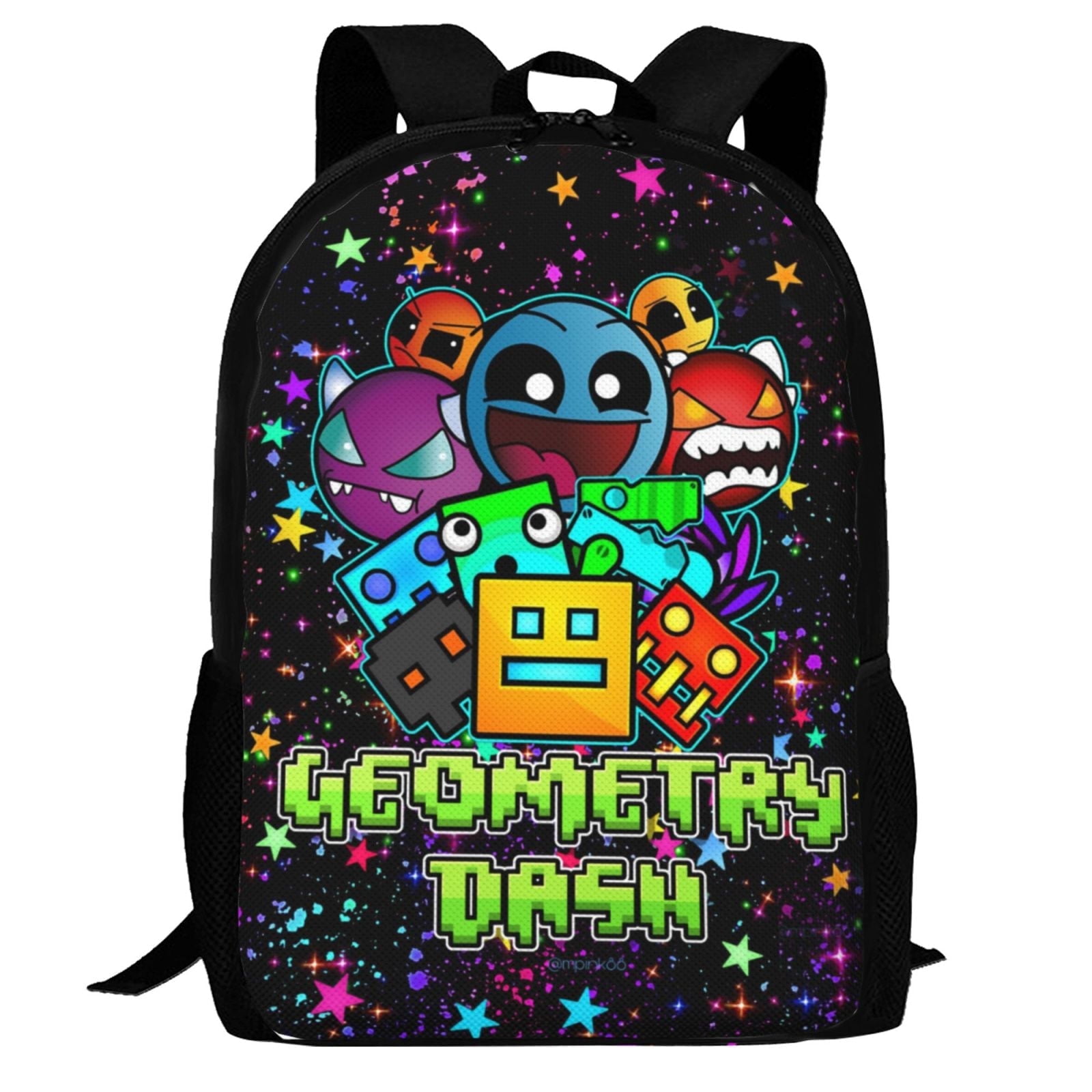 Geometry Dash Backpack,3d Print Laptop Backpack Lightweight Casual ...