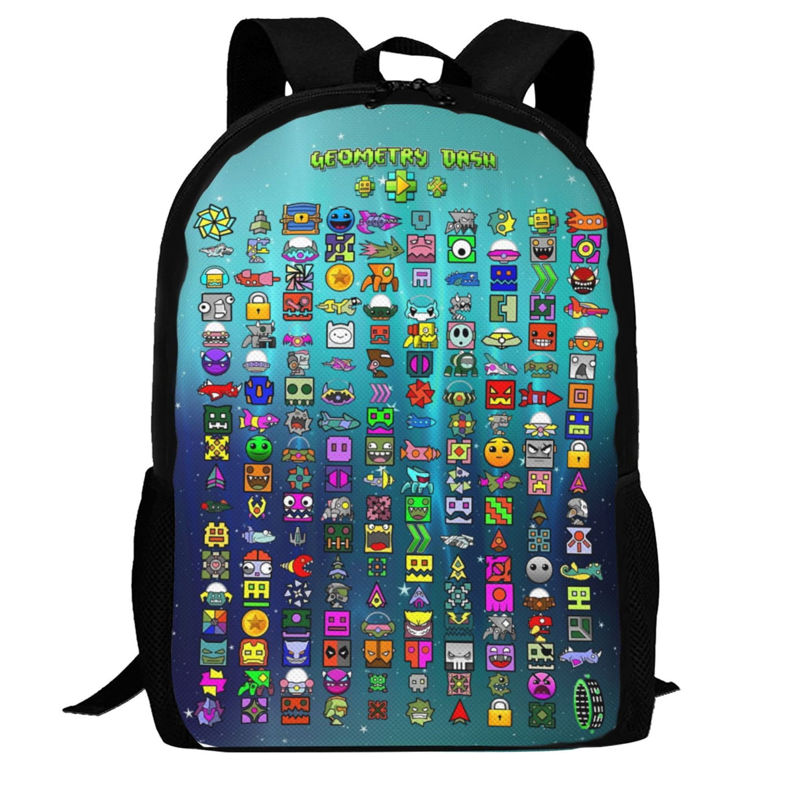 Geometry Dash Backpack,3d Print Laptop Backpack Lightweight Casual ...