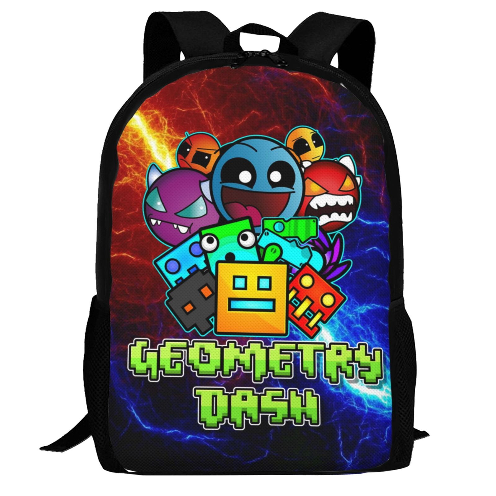 Geometry Dash Backpack,3d Print Laptop Backpack Lightweight Casual ...