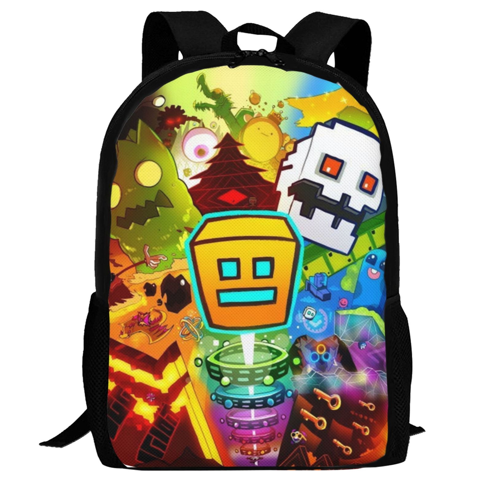 Geometry Dash Backpack,3d Print Laptop Backpack Lightweight Casual ...