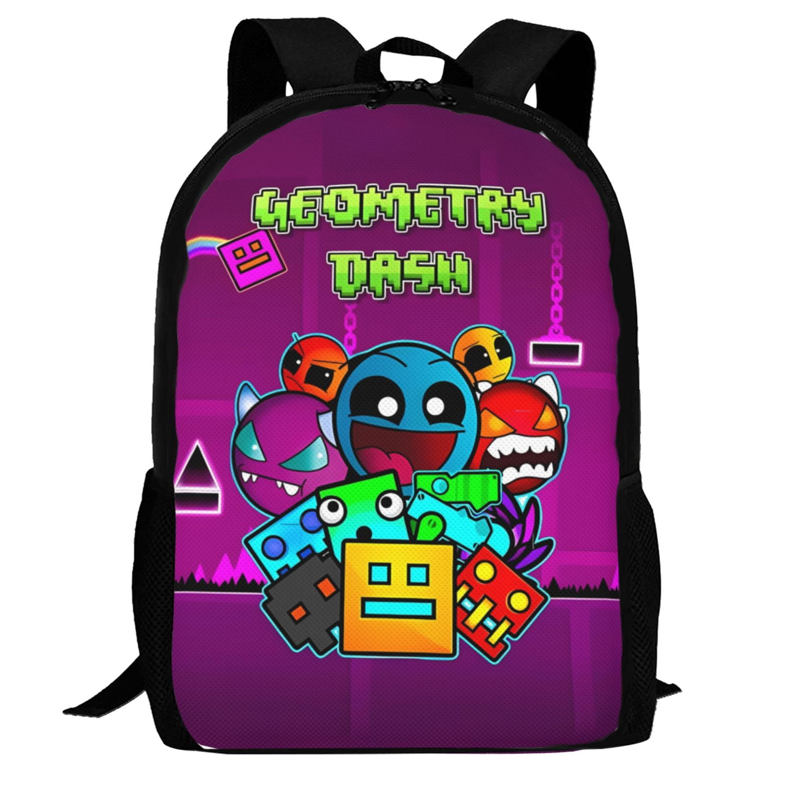Geometry Dash Backpack,3d Print Laptop Backpack Lightweight Casual ...