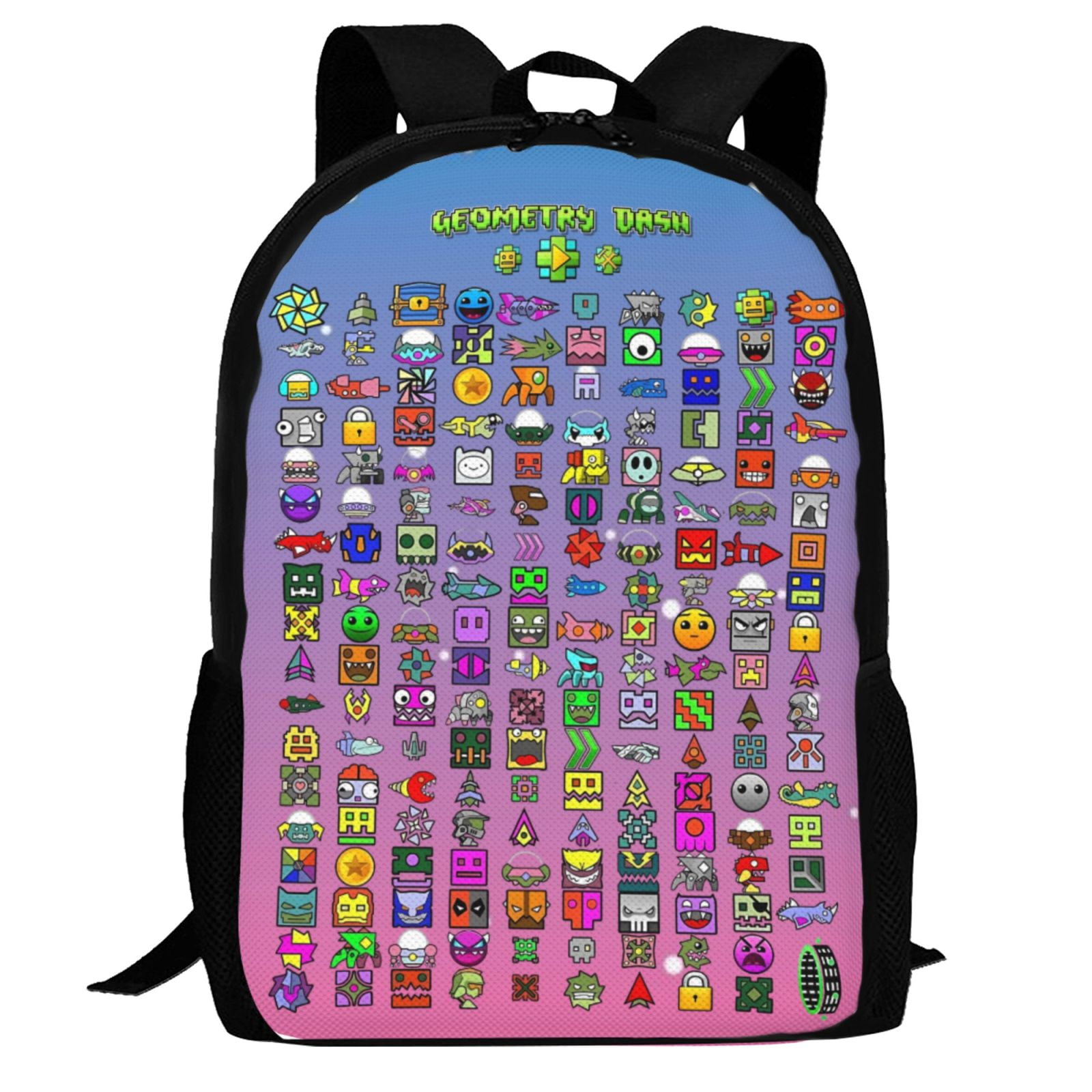 Geometry Dash Backpack,3d Print Laptop Backpack Lightweight Casual ...