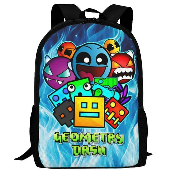 Geometry Dash Backpack,3d Print Laptop Backpack Lightweight Casual ...