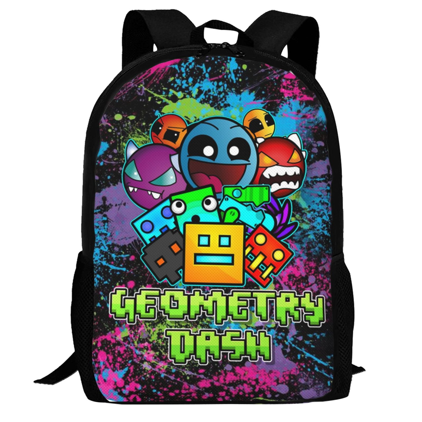 Geometry Dash Backpack,3d Print Laptop Backpack Lightweight Casual ...
