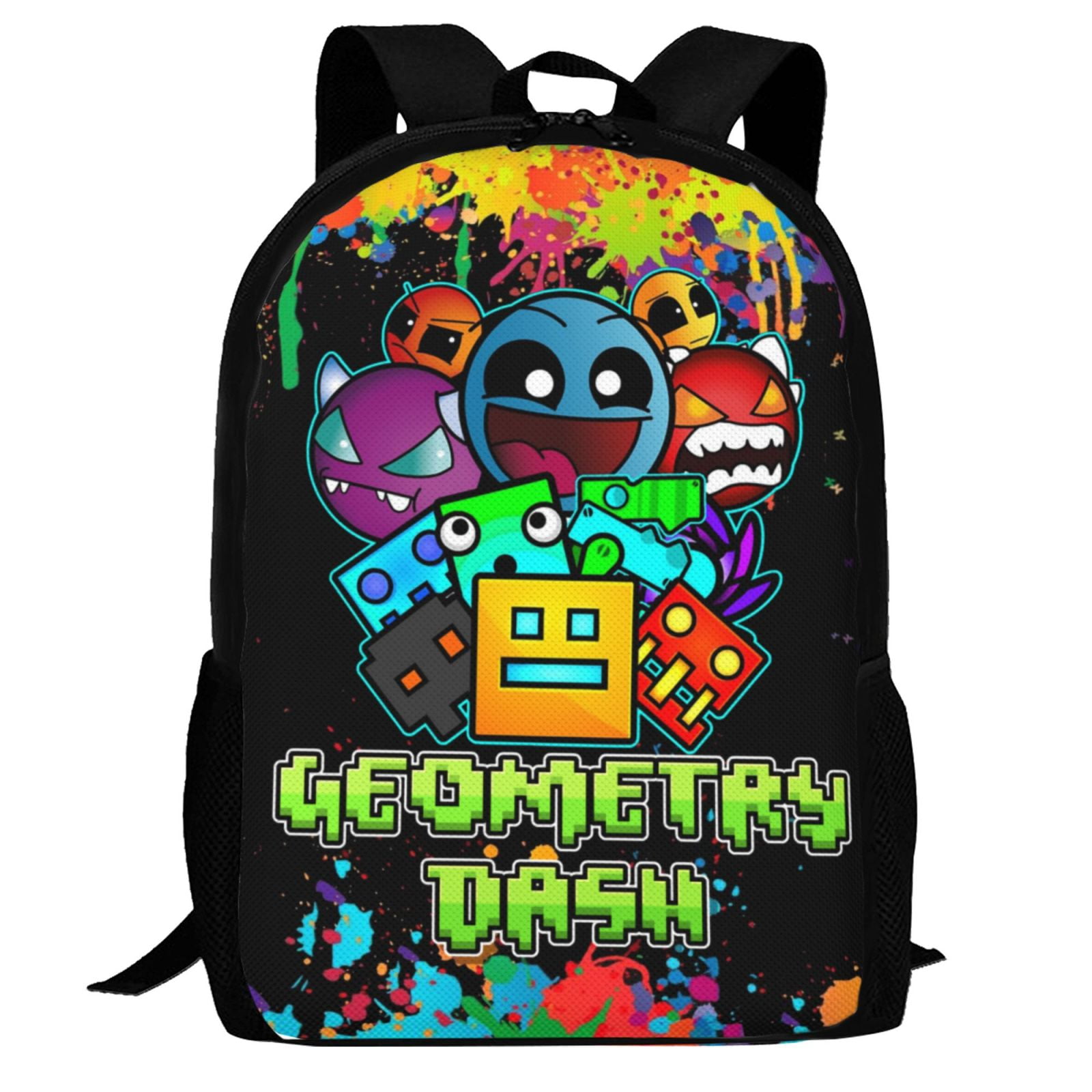Geometry Dash Backpack,3d Print Laptop Backpack Lightweight Casual ...