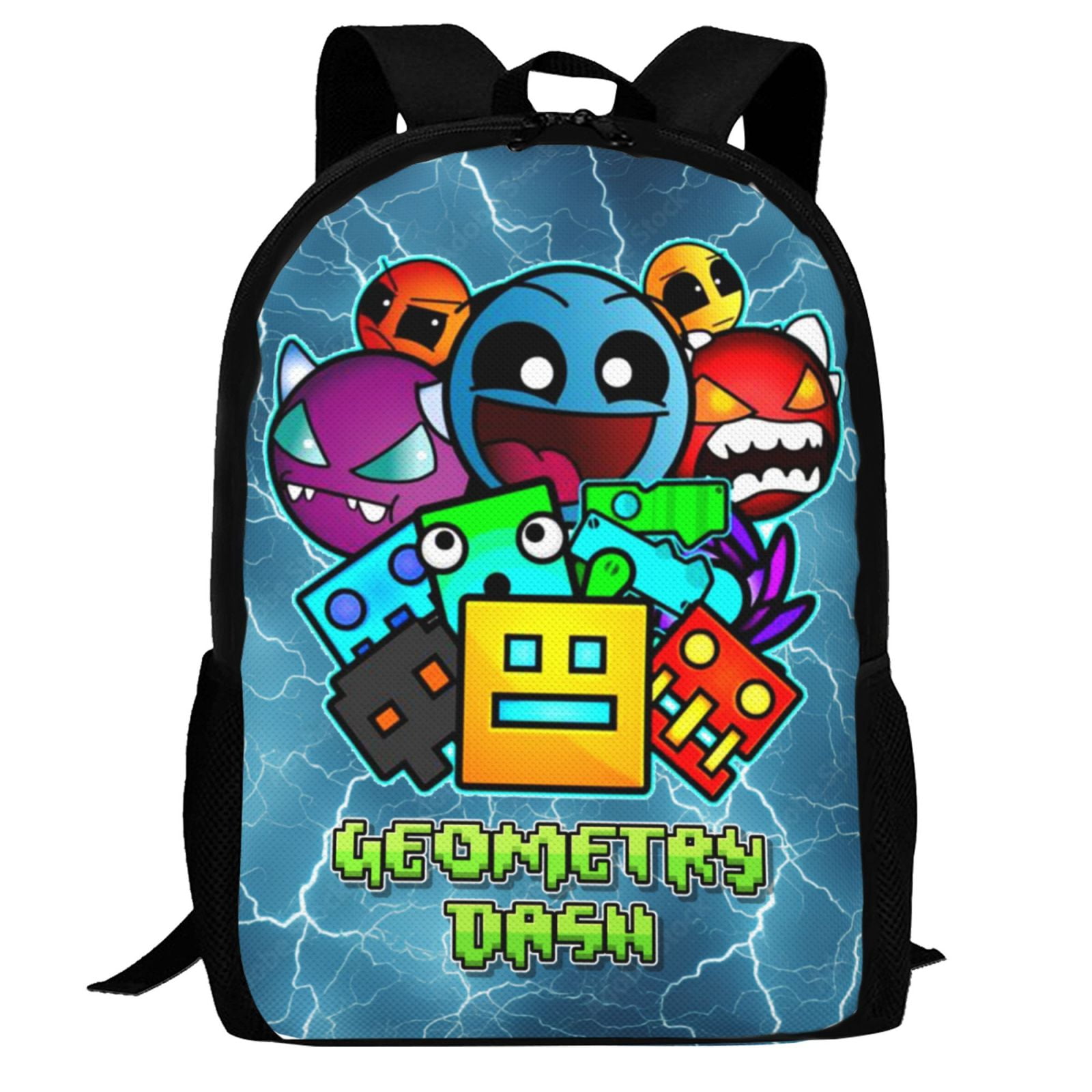 Geometry Dash Backpack,3d Print Laptop Backpack Lightweight Casual ...