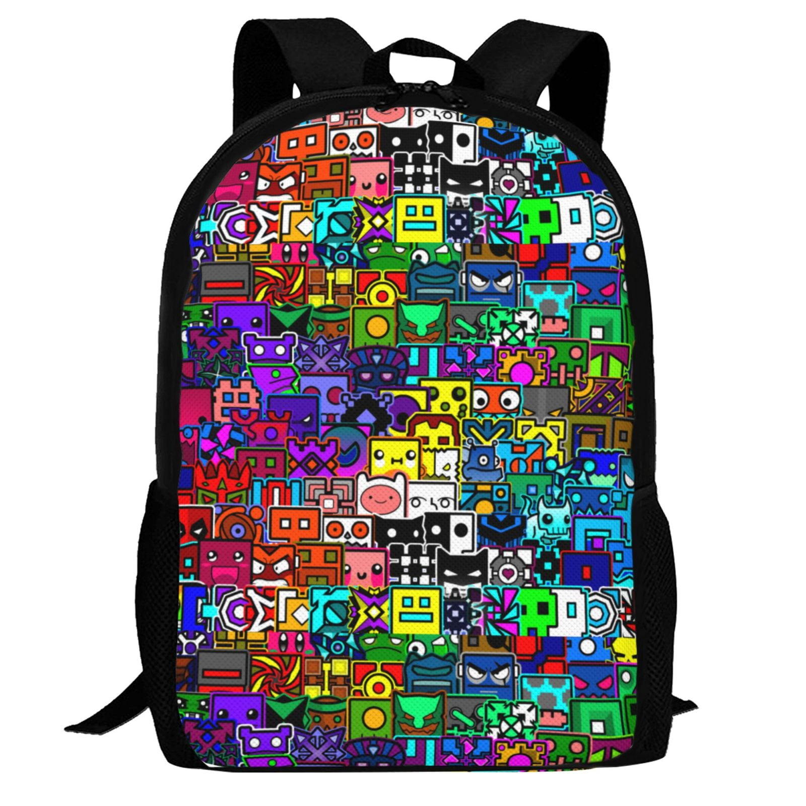 Geometry Dash Backpack,3d Print Laptop Backpack Lightweight Casual ...