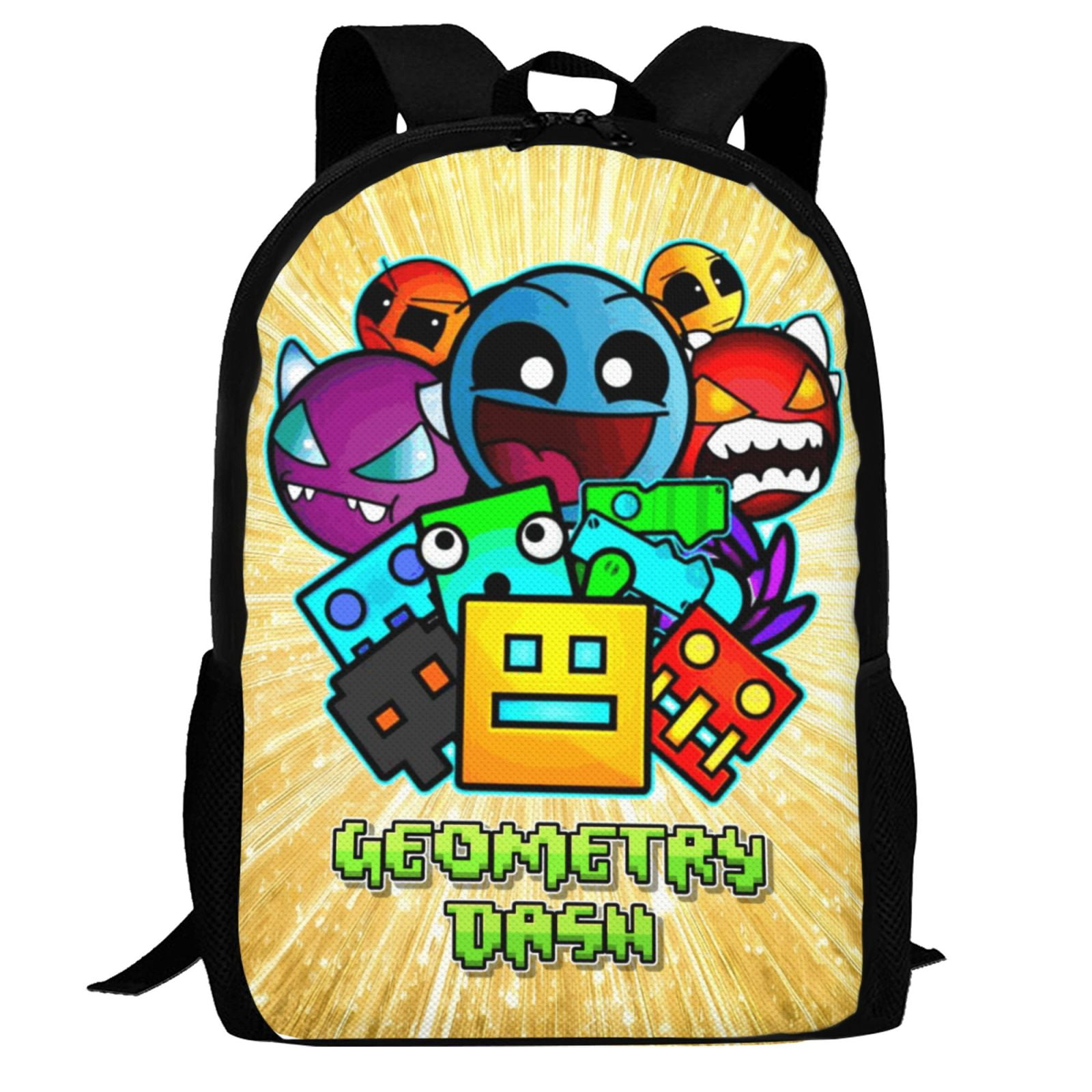 Geometry Dash Backpack,3d Print Laptop Backpack Lightweight Casual ...