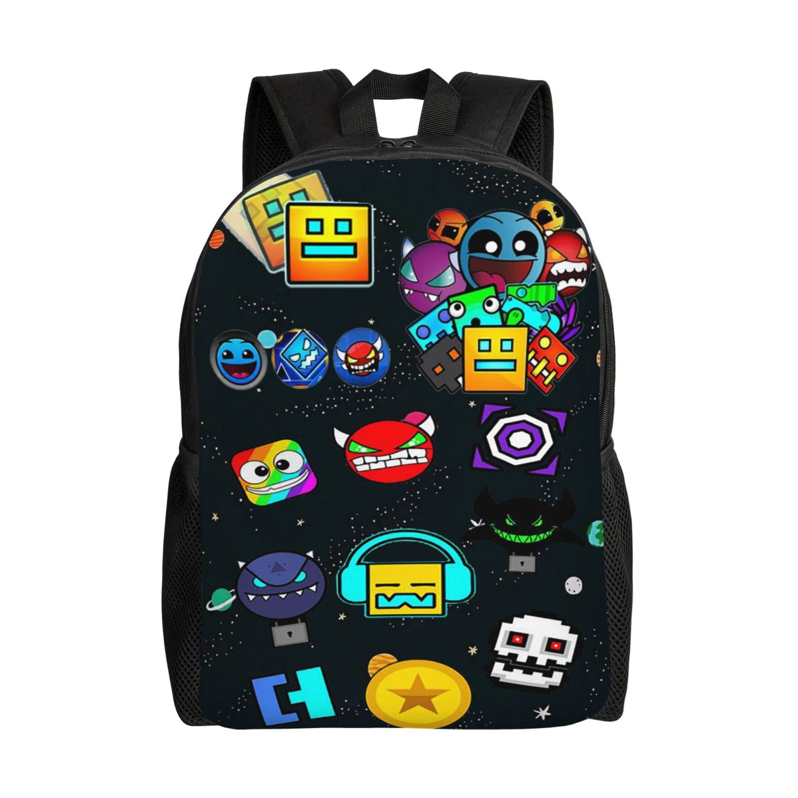 Geometry Dash Backpack Large Capacity Portable Backpack Lightweight ...