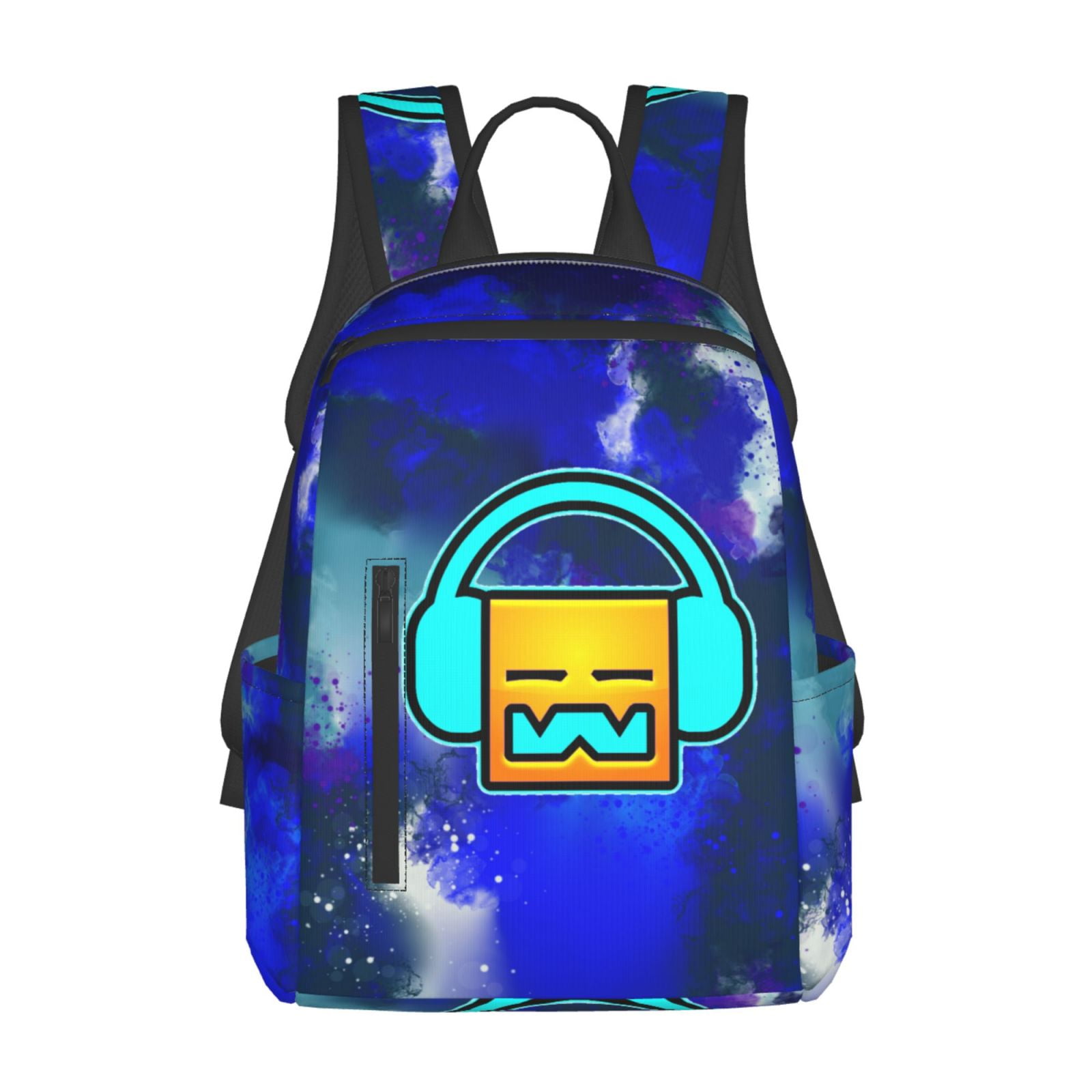 Geometry Dash Backpack Unisex Daypack Adjustable Lightweight Bookbag ...