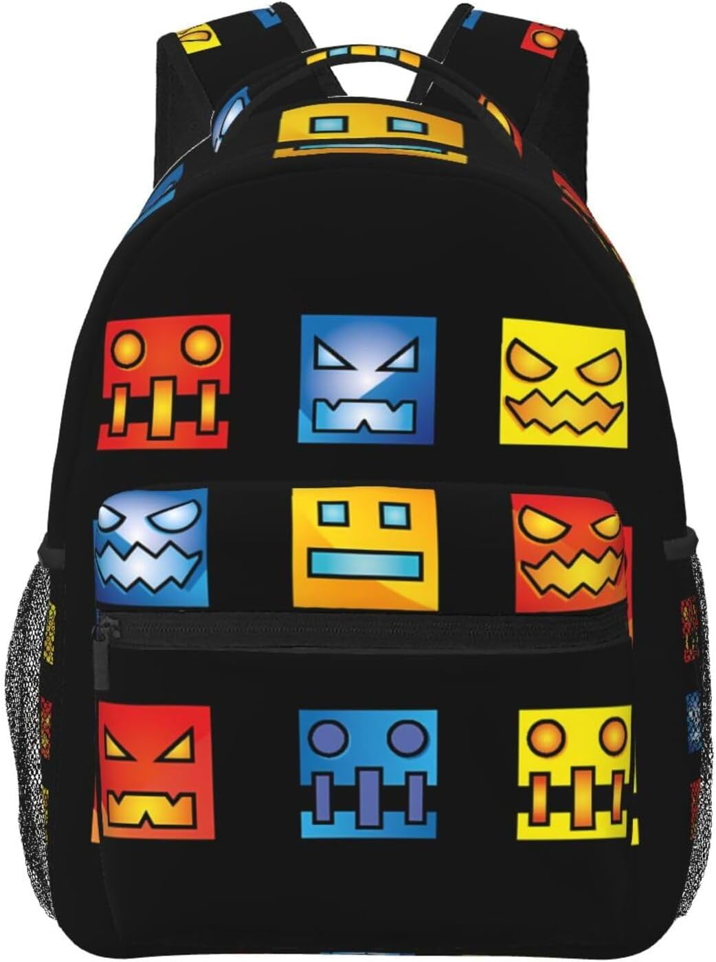 Geometry Dash Backpack for Travel Cute Lightweight Bookbag Casual ...