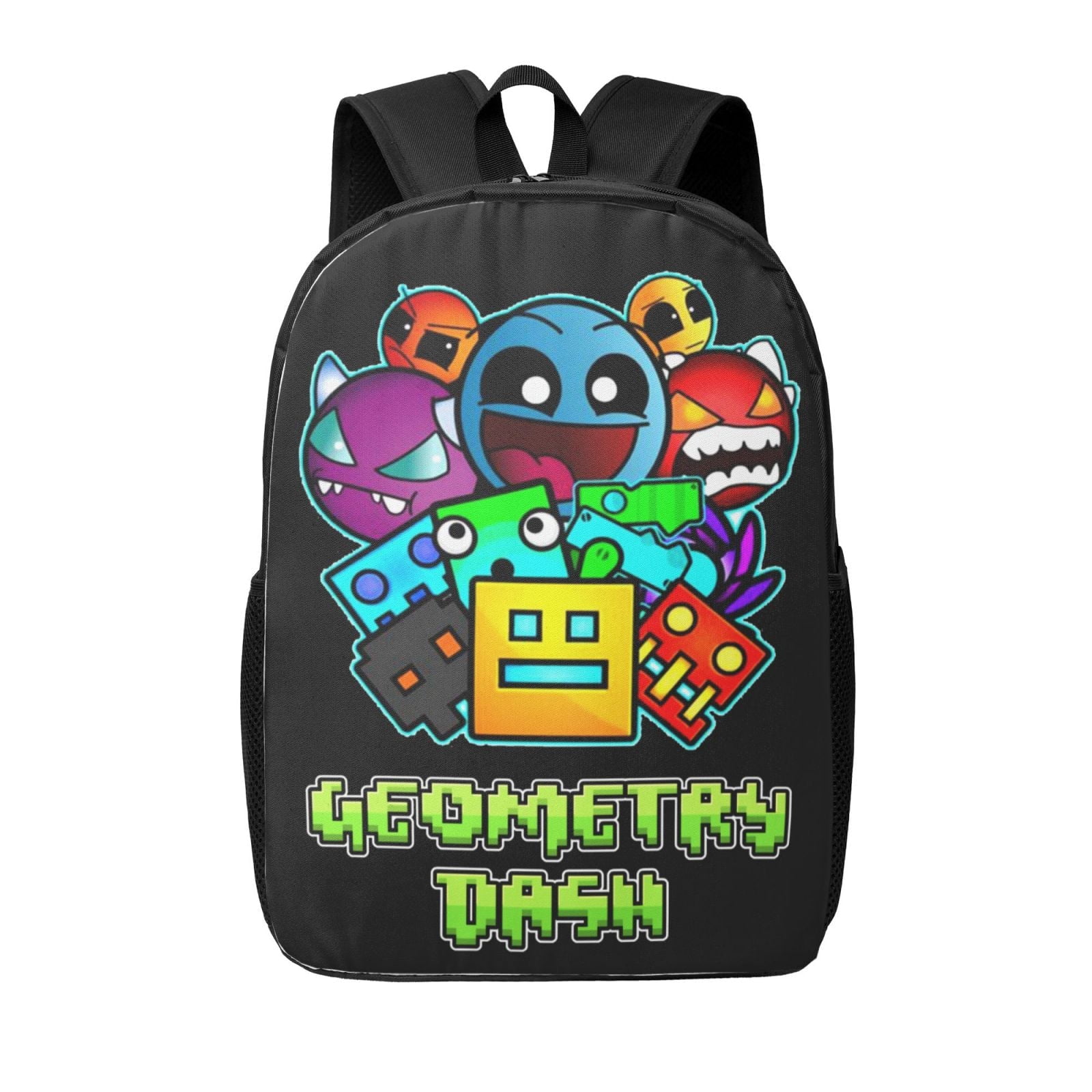 Geometry Dash Backpacks Backpack, 17 Inch Large Capacity Sports ...