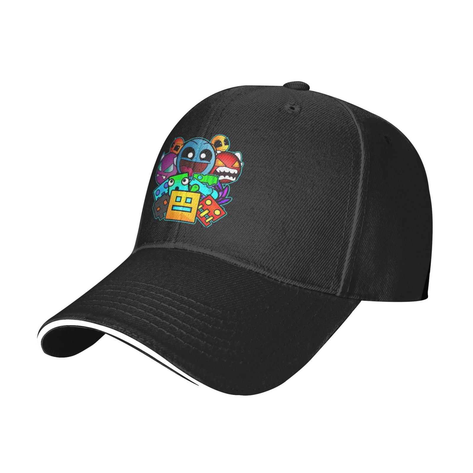 Geometry Dash Baseball Caps Unisex Hats Classic Adjustable Sandwich Cap ...