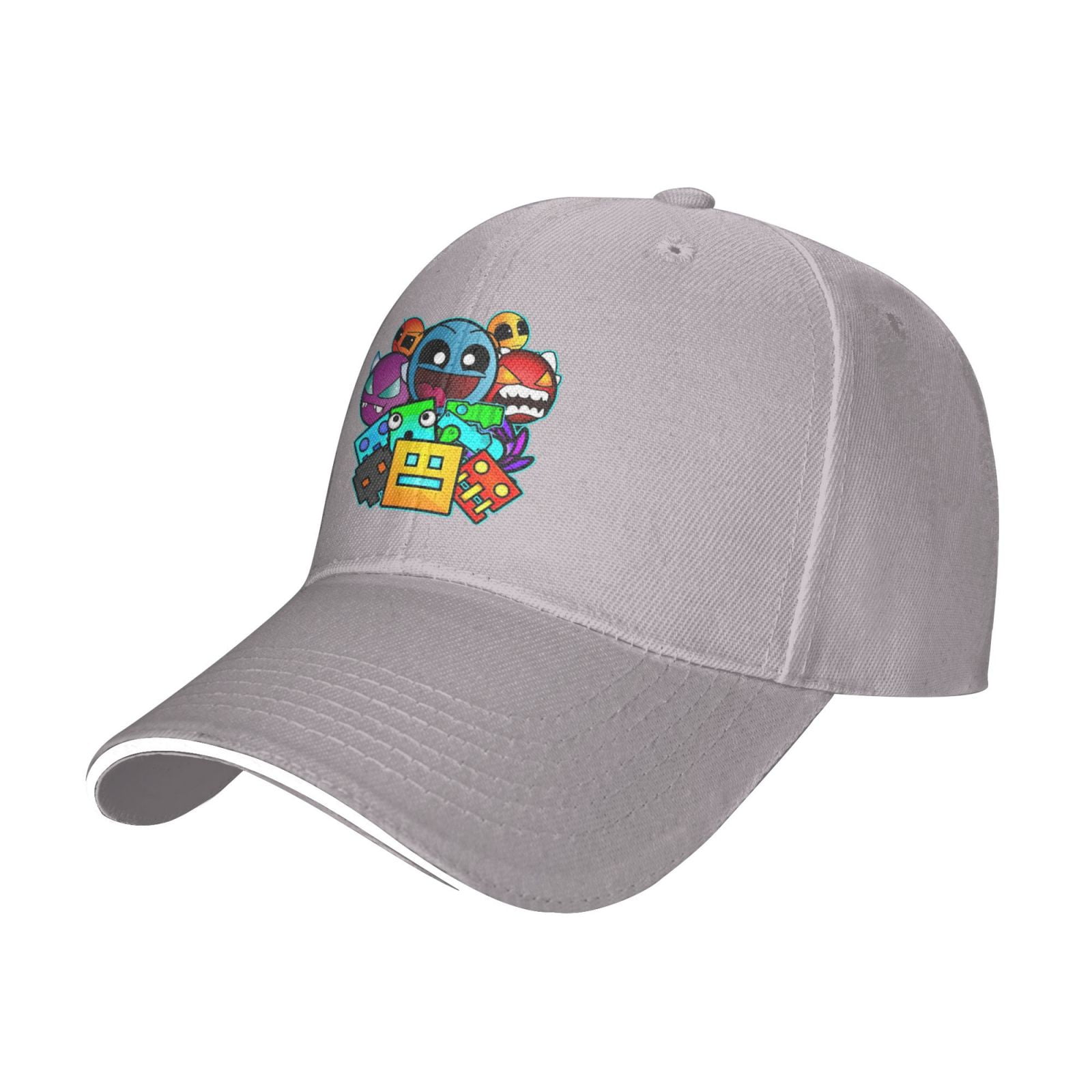 Geometry Dash Baseball Caps Unisex Hats Classic Adjustable Sandwich Cap ...