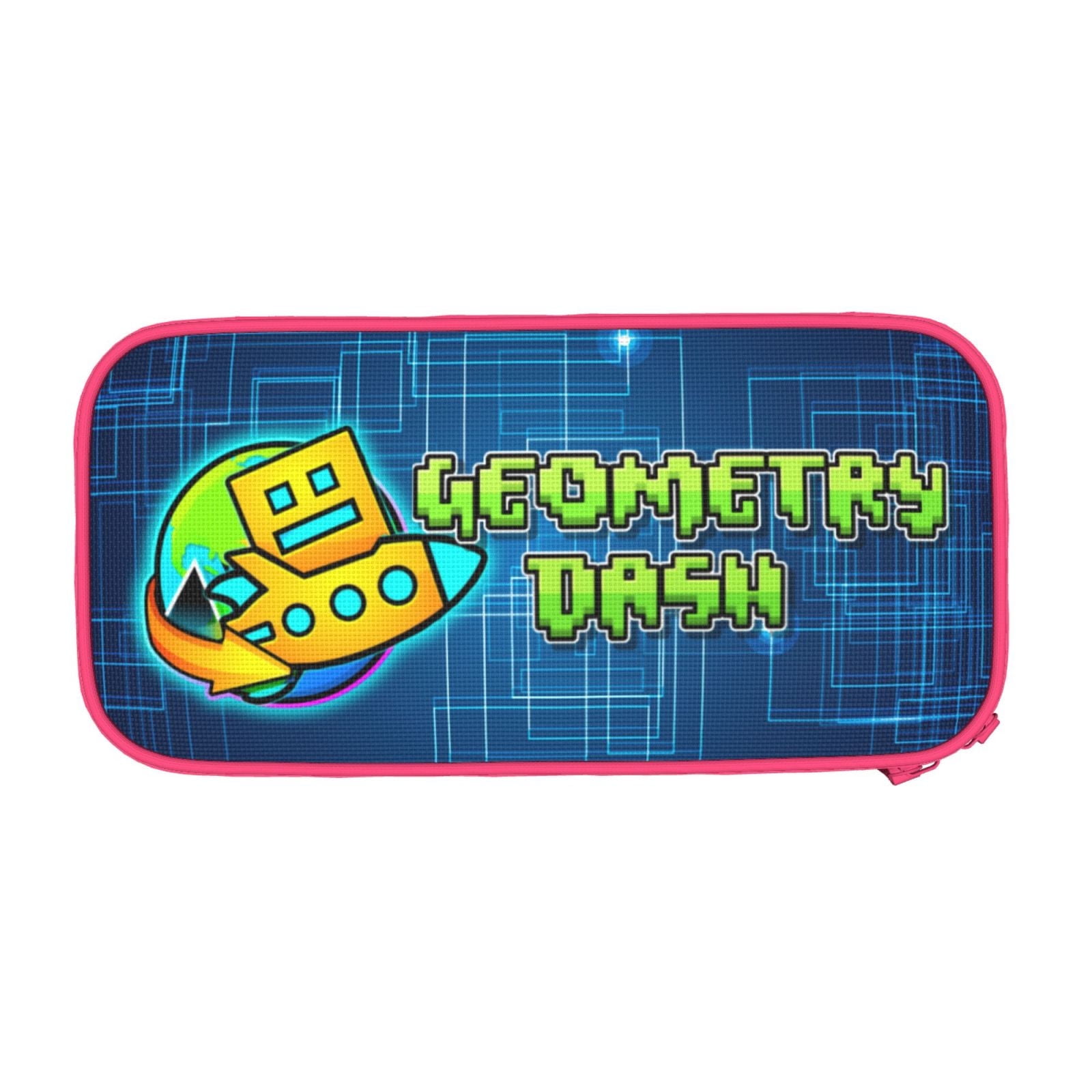 Geometry Dash Big Capacity Pencil Case, Aesthetic Pen Pouch Storage Bag ...