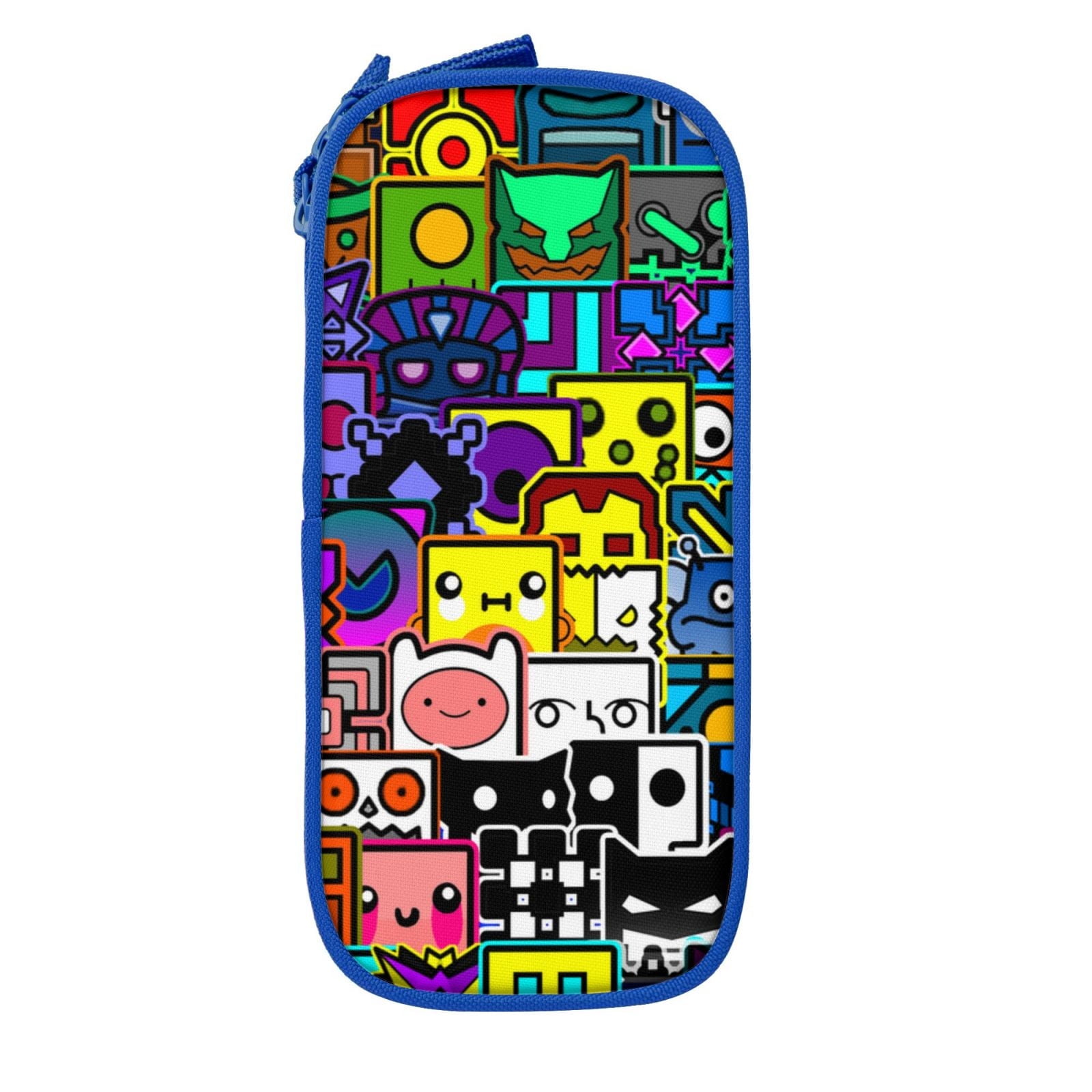 Geometry Dash Big Capacity Pencil Case, Aesthetic Pen Pouch Storage Bag ...