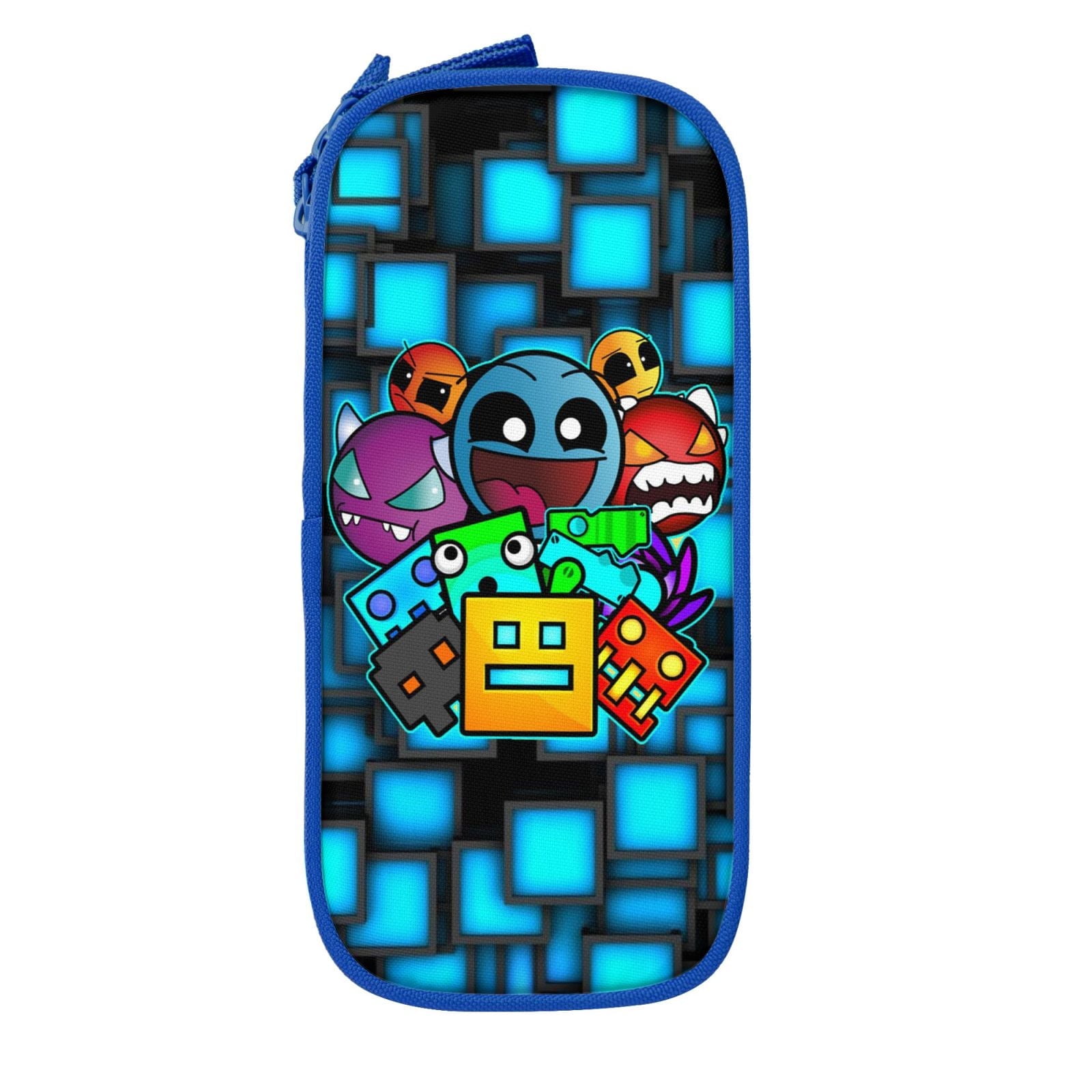 Geometry Dash Big Capacity Pencil Case, Aesthetic Pen Pouch Storage Bag ...