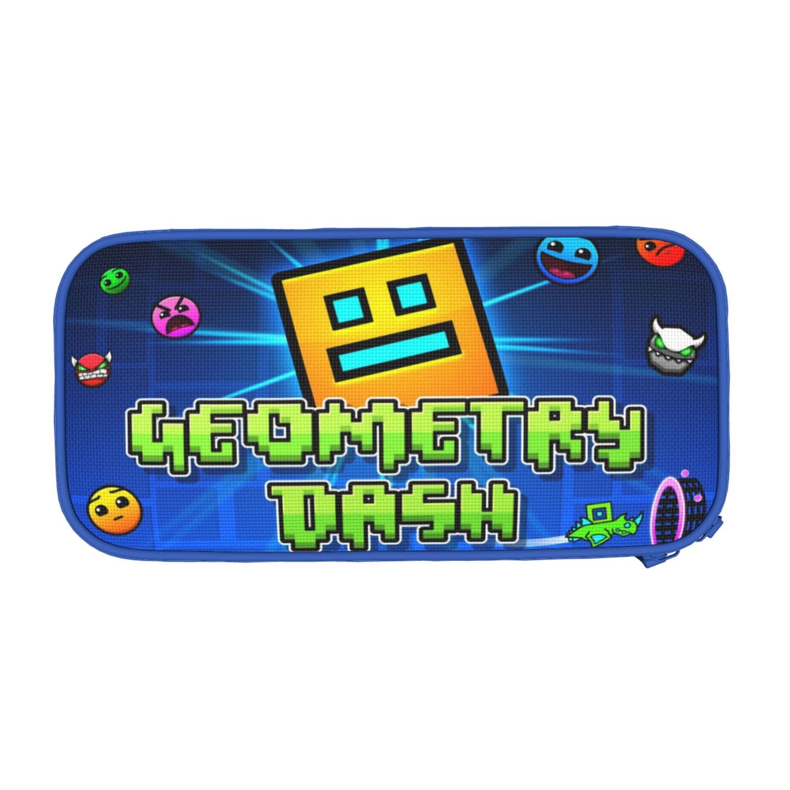 Geometry Dash Big Capacity Pencil Case, Aesthetic Pen Pouch Storage Bag ...