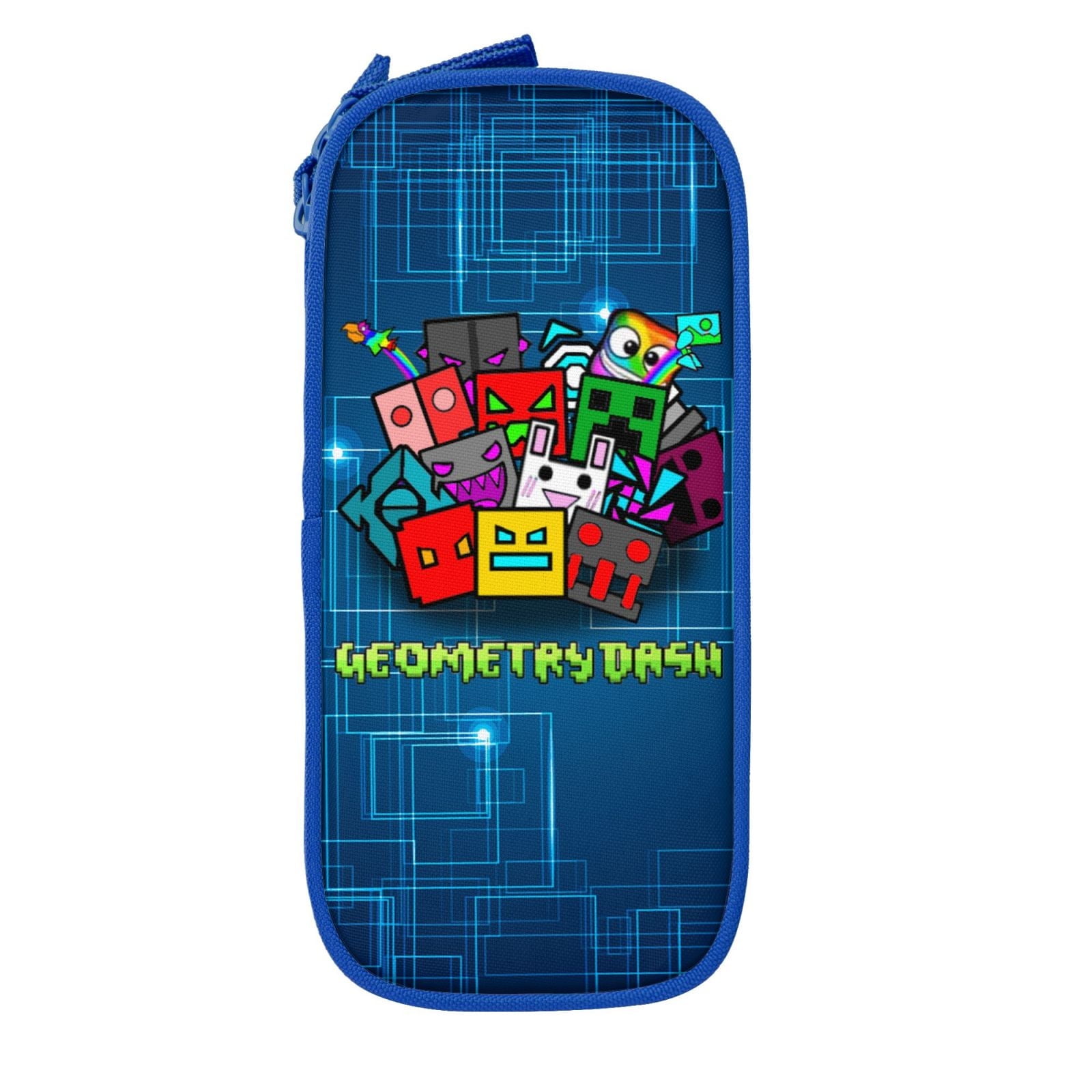Geometry Dash Big Capacity Pencil Case, Aesthetic Pen Pouch Storage Bag ...