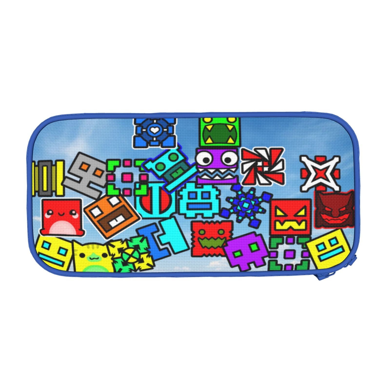 Geometry Dash Big Capacity Pencil Case, Aesthetic Pen Pouch Storage Bag ...