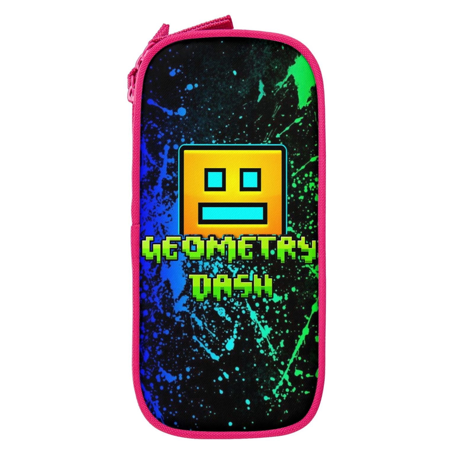 Geometry Dash Big Capacity Pencil Case, Aesthetic Pen Pouch Storage Bag ...