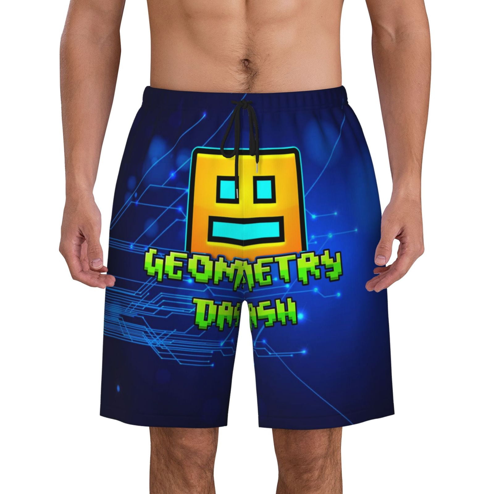 Geometry Dash Boys Swim Trunks Quick Dry Swim Shorts Kids Bathing Suits ...