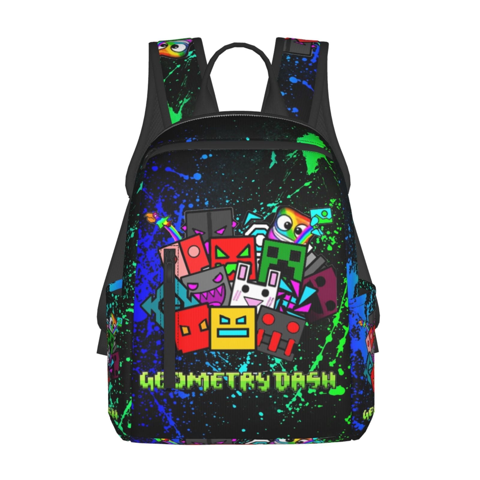 Geometry Dash Casual Daypack Student Satchel Lightweight Backpack ...