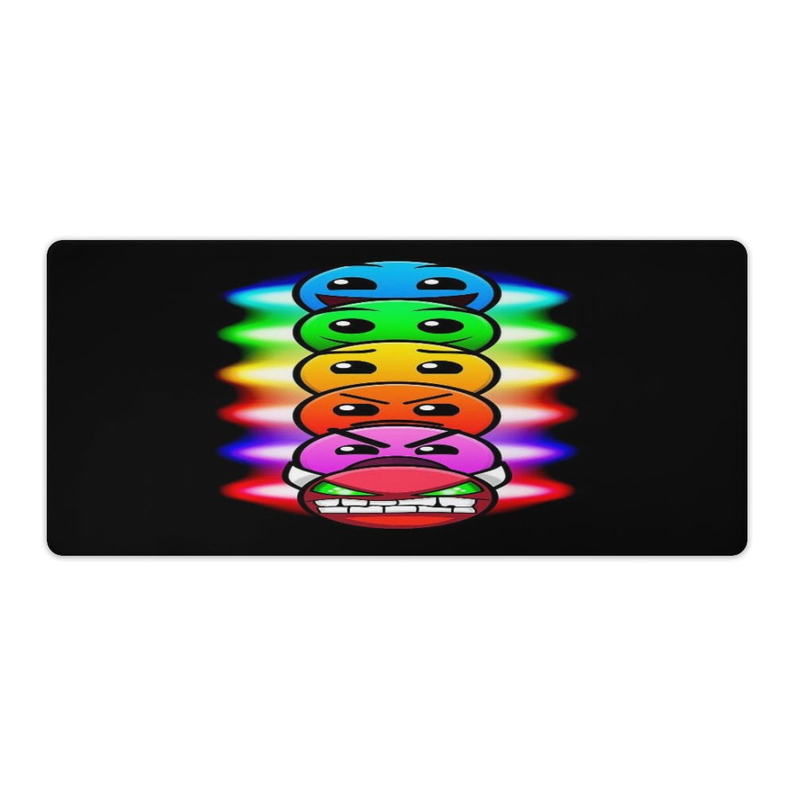 Geometry Dash Computer Mouse Mat with Anti-Slip Rubber Base Anti-Fray ...
