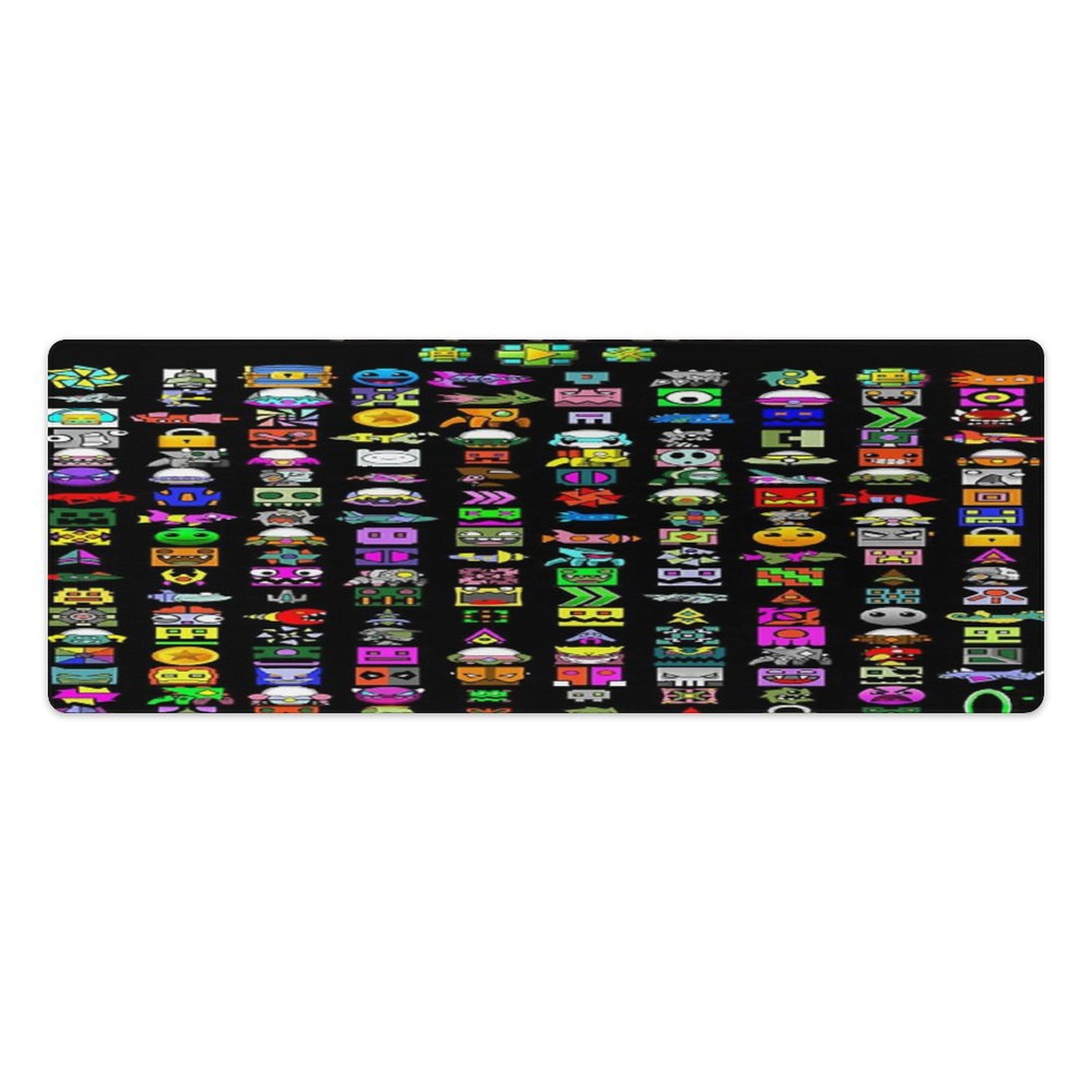 Geometry Dash Computer Mouse Mat with Anti-Slip Rubber Base Anti-Fray ...