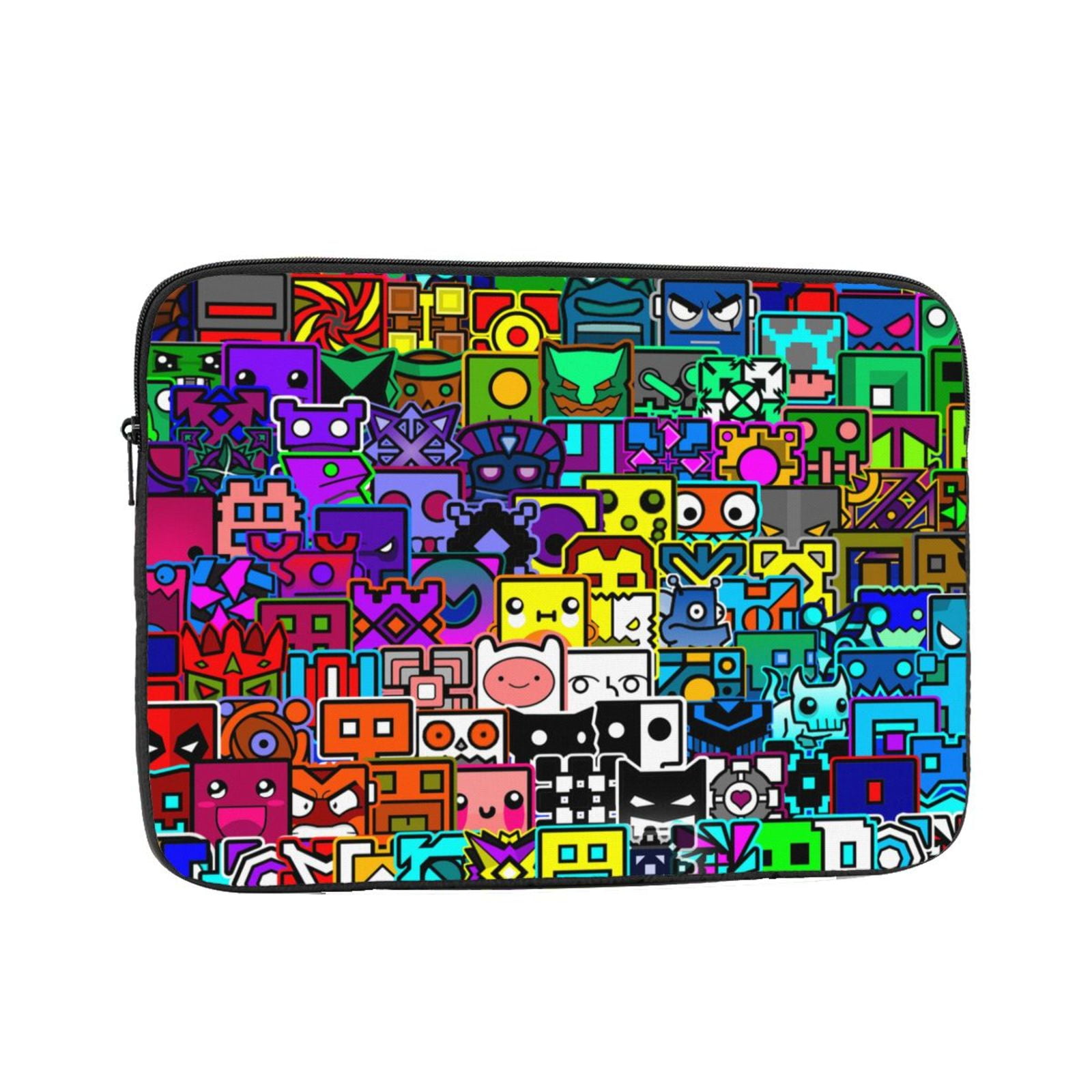 Geometry Dash Cube Laptop Case Computer Laptop Tablet Sleeve Bag ...