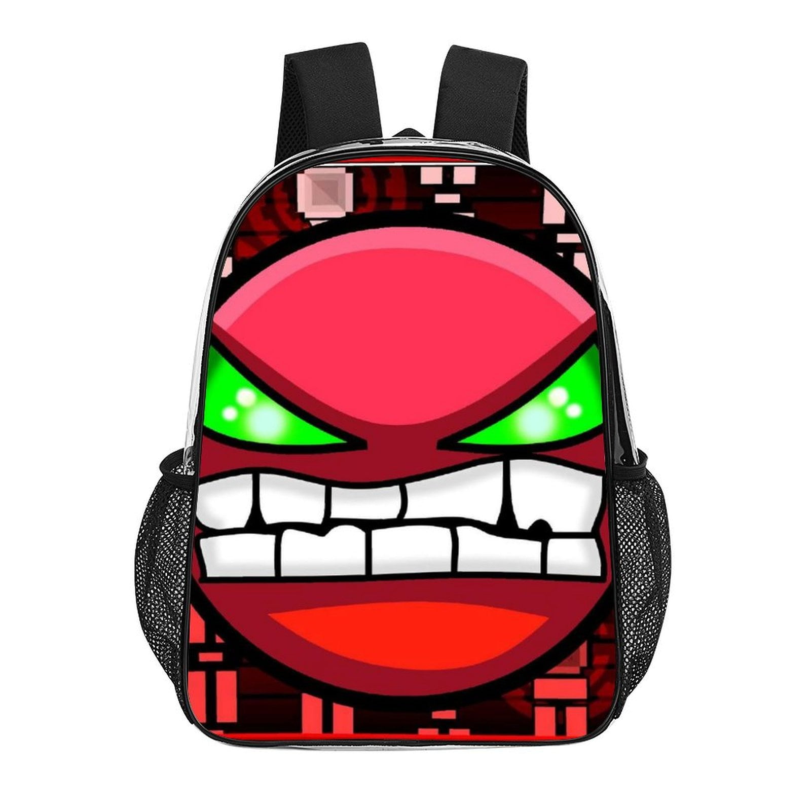 Geometry Dash Demon Clear Backpack Large Capacity Daypack Clear Through ...