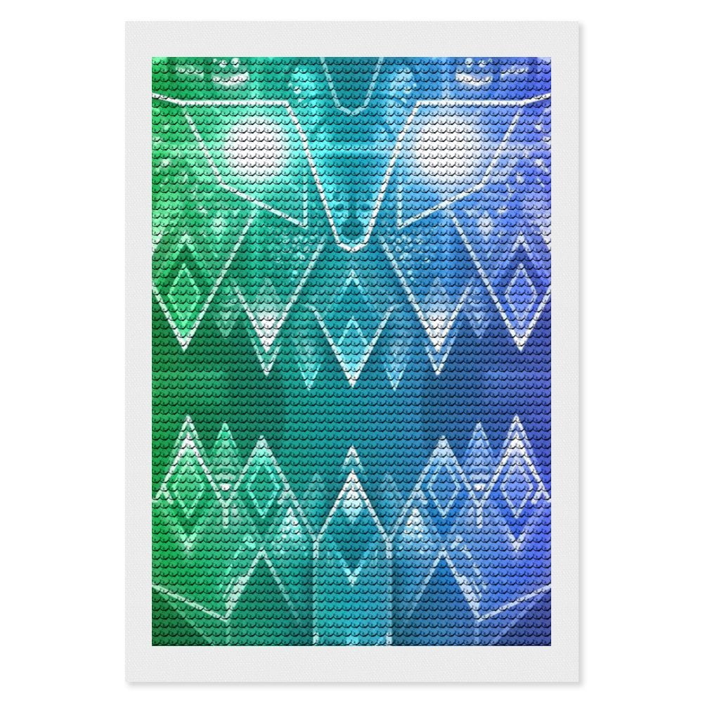 Geometry Dash Diamond Art Kits for Adults Kids,DIY 10D Round Full Drill ...