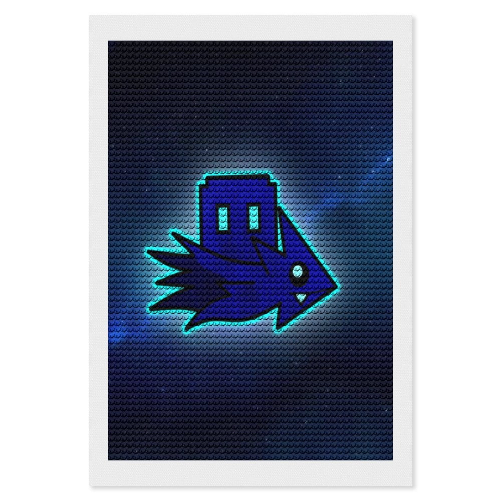 Geometry Dash Diamond Art Kits for Adults Kids,DIY 45D Round Full Drill ...