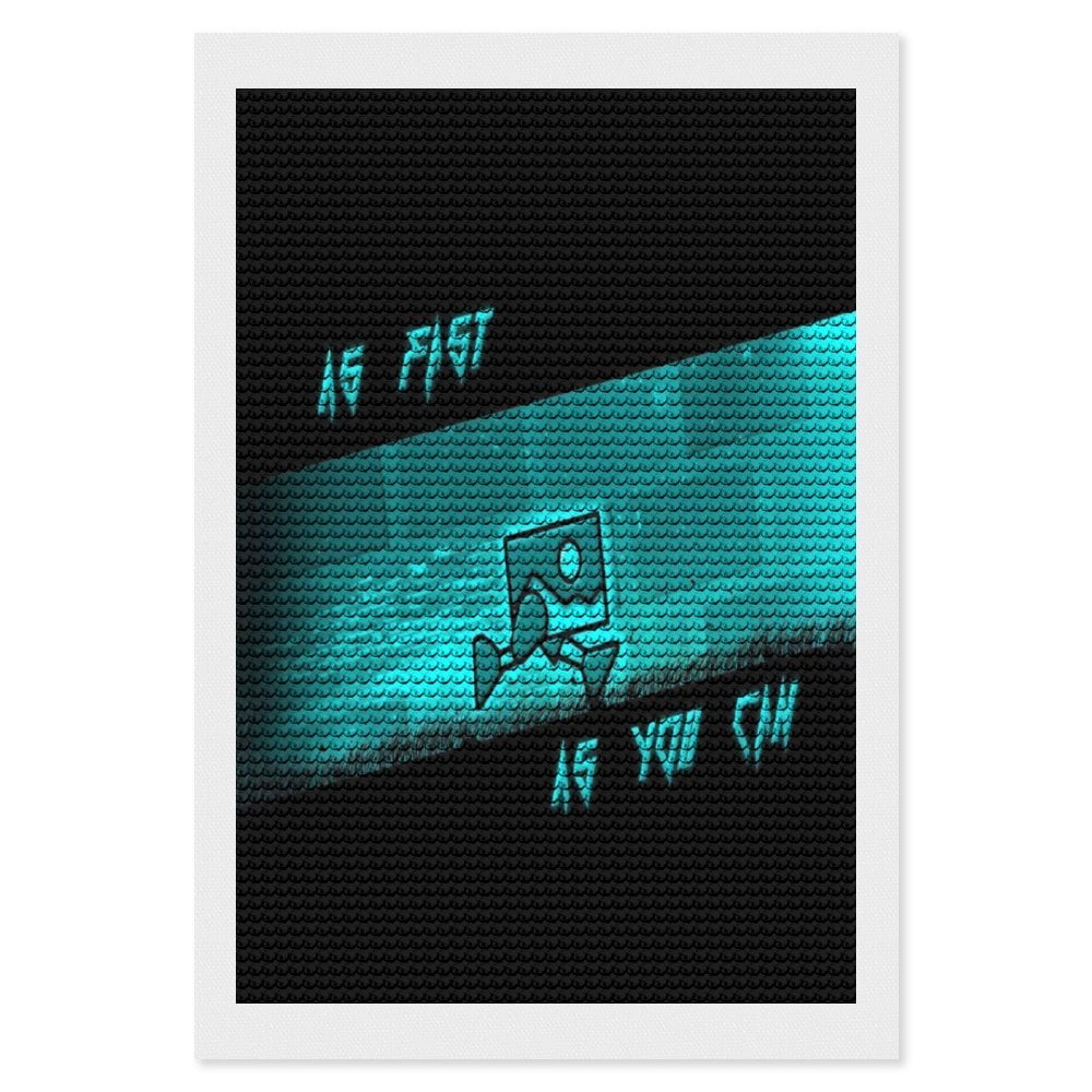 Geometry Dash Diamond Art Kits for Adults Kids,DIY 55D Round Full Drill ...