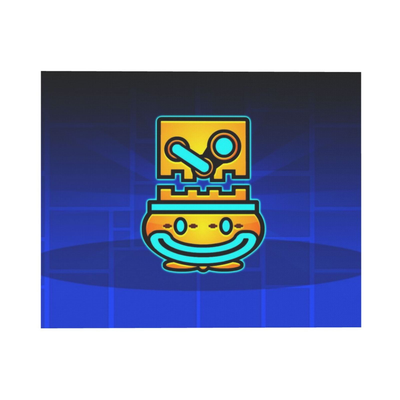 Geometry Dash Difficulties Canvas Decorative Poster Gift Art Picture ...