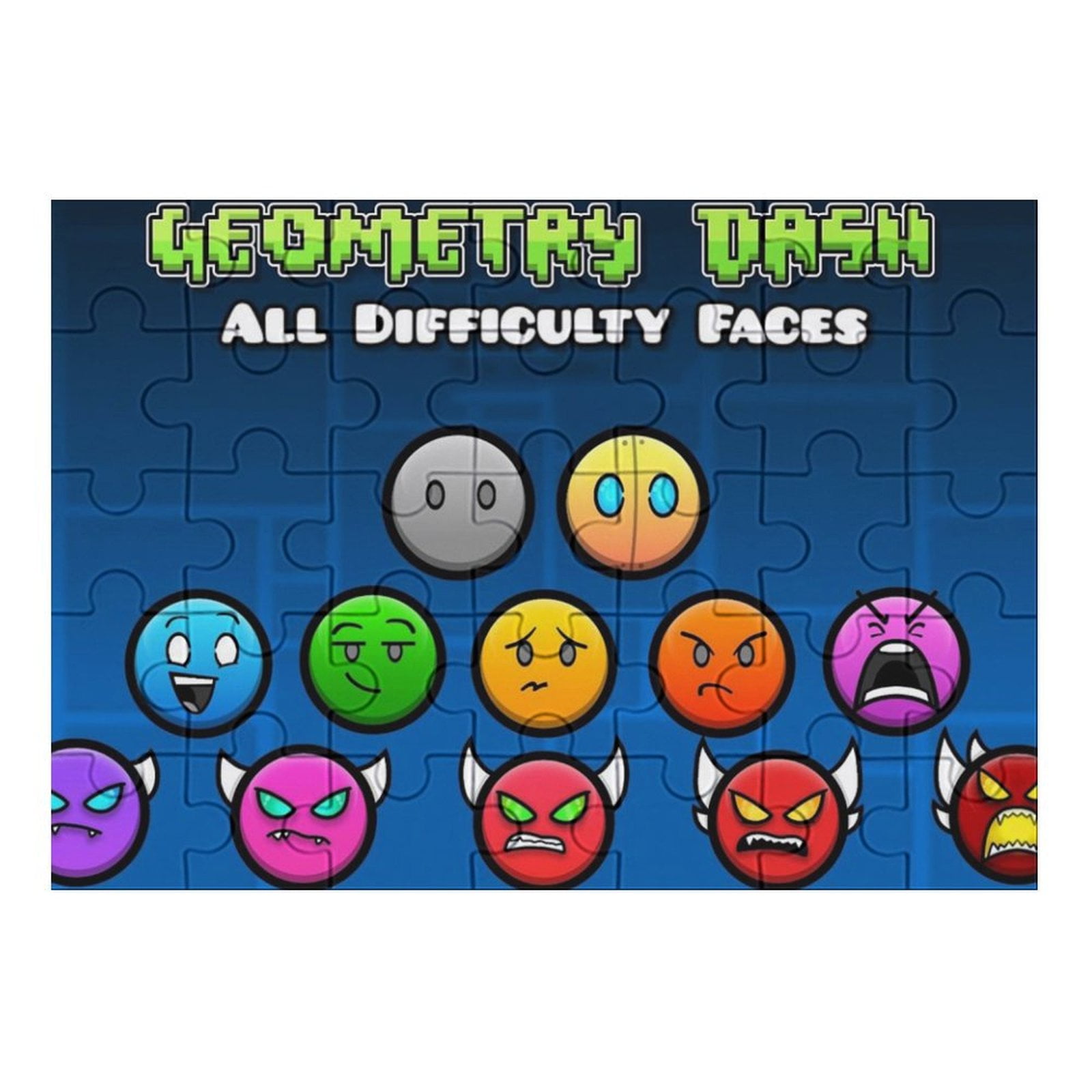 Geometry Dash Difficulties Jigsaw Puzzles Interlocking Puzzles Home ...