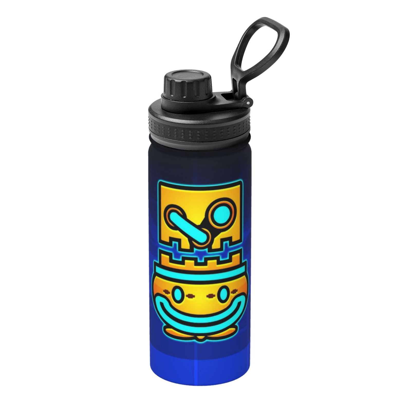 Geometry Dash Difficulties Unisex Sports Insulated Water Bottles Kettle ...
