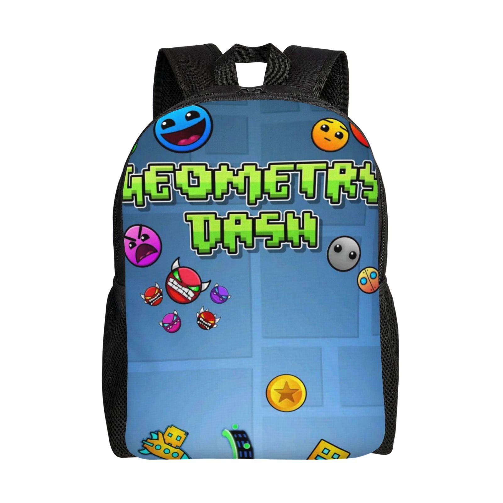Geometry Dash Difficulty Unisex Backpack Laptop Daypack Adjustable ...