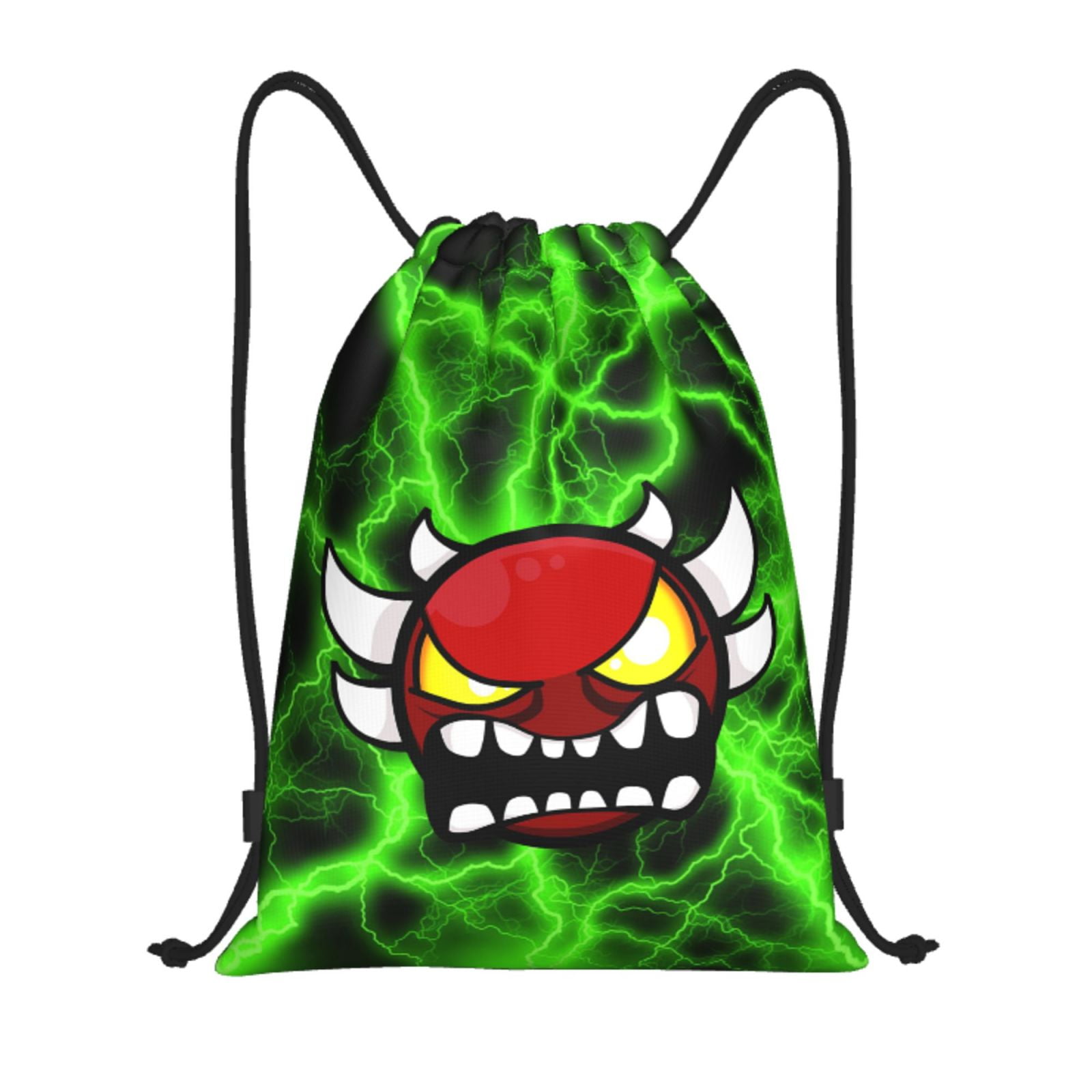 Geometry Dash Drawstring Backpack For Adults Youth Unisex Gym Cinch ...