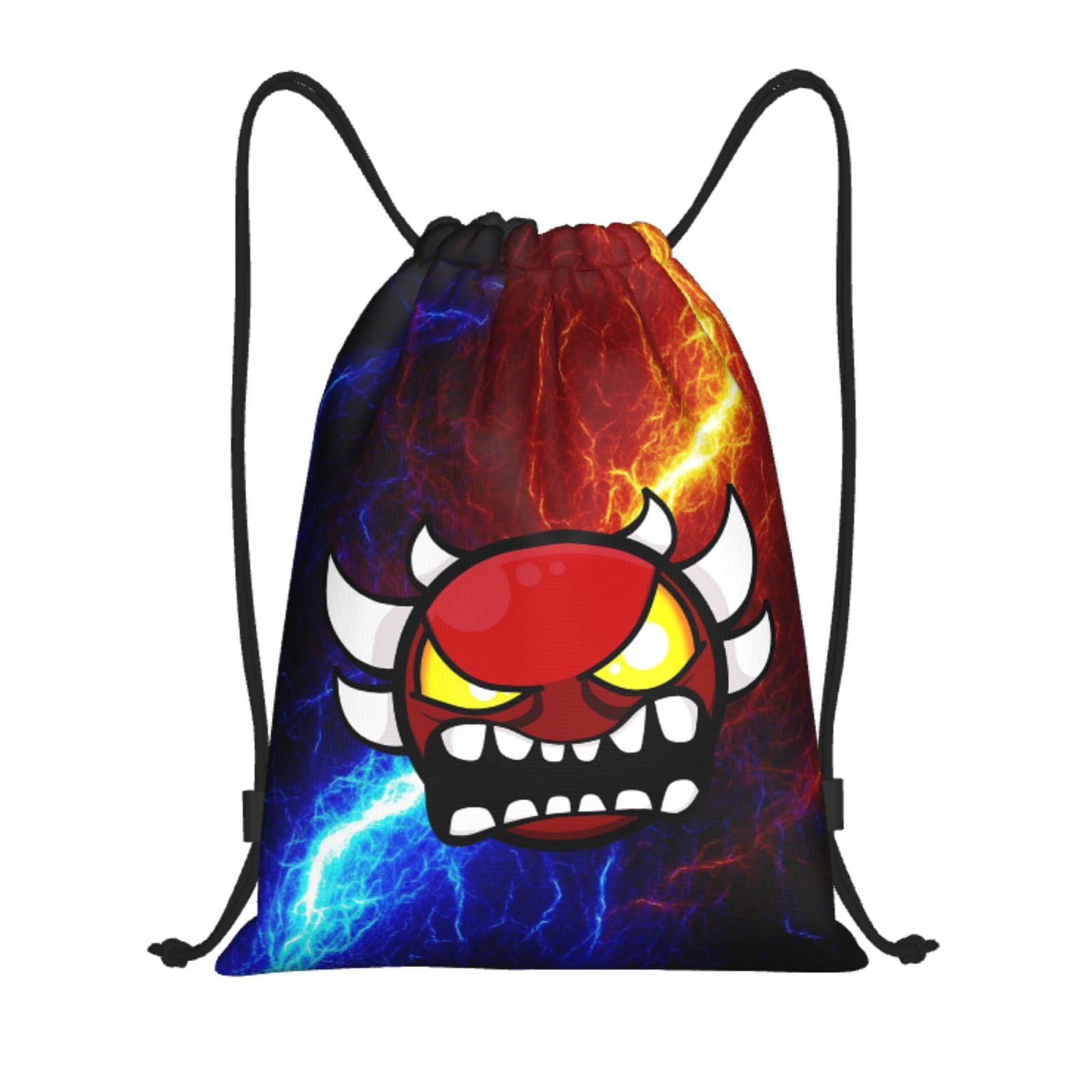Geometry Dash Drawstring Backpack For Adults Youth Unisex Gym Cinch ...
