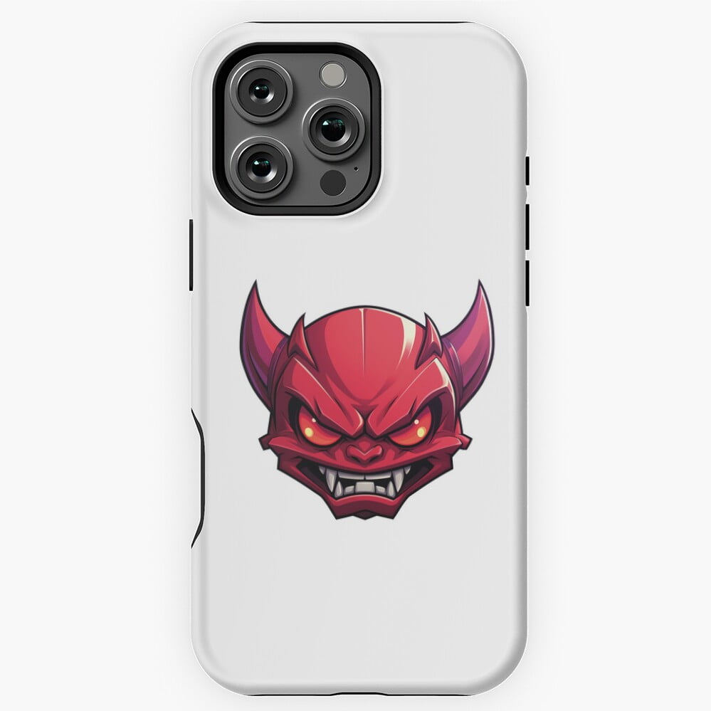 Geometry Dash Extreme Demon Gamer Phone Case for iPhone 16 15 14 13 12 ...