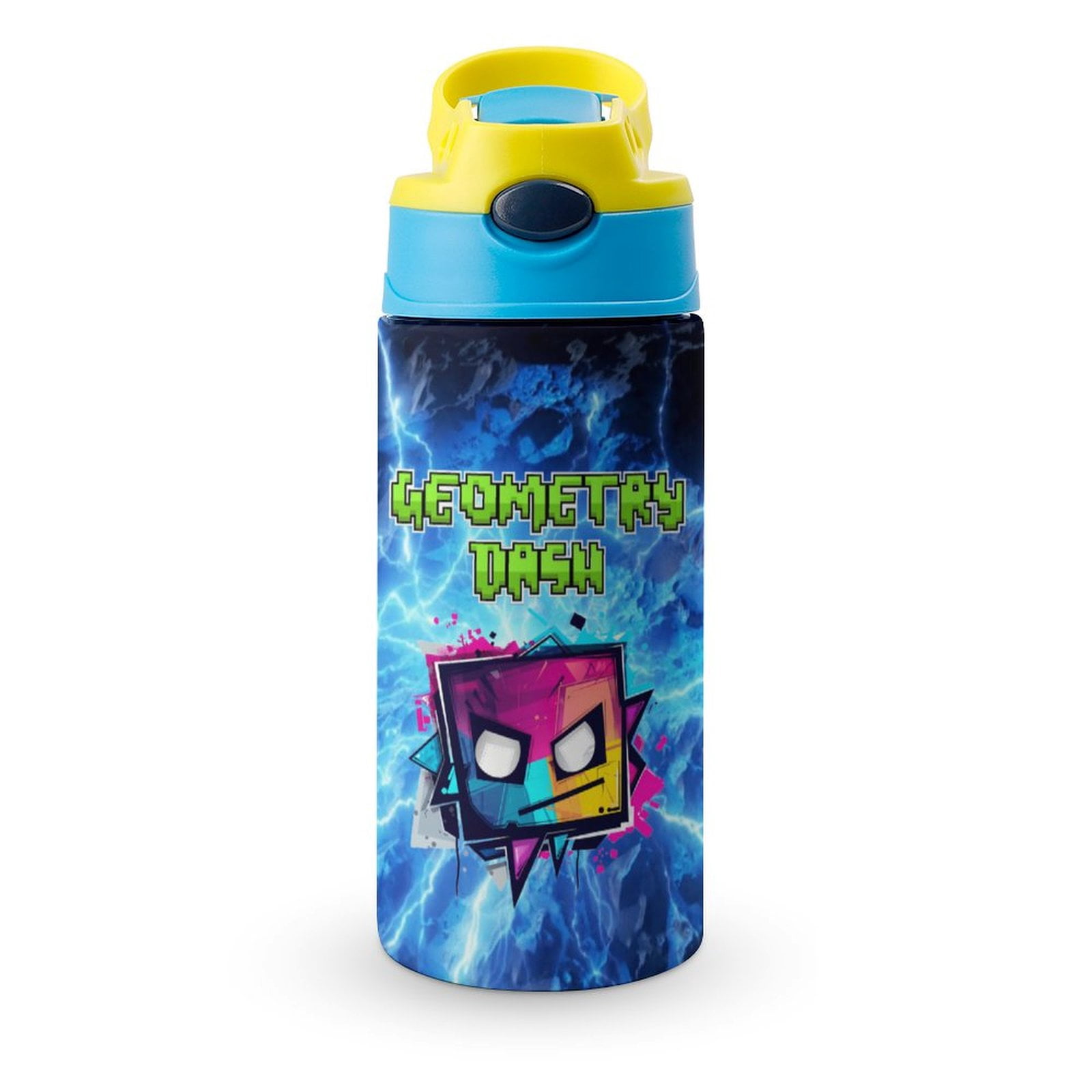 Geometry Dash Kids Water Bottle,12 Oz Vacuum Insulated Stainless Steel ...