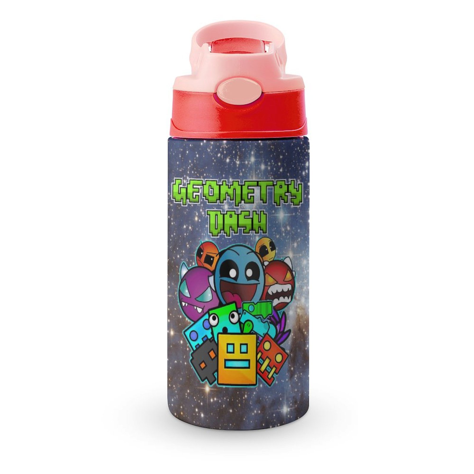 Geometry Dash Kids Water Bottle,12 Oz Vacuum Insulated Stainless Steel ...