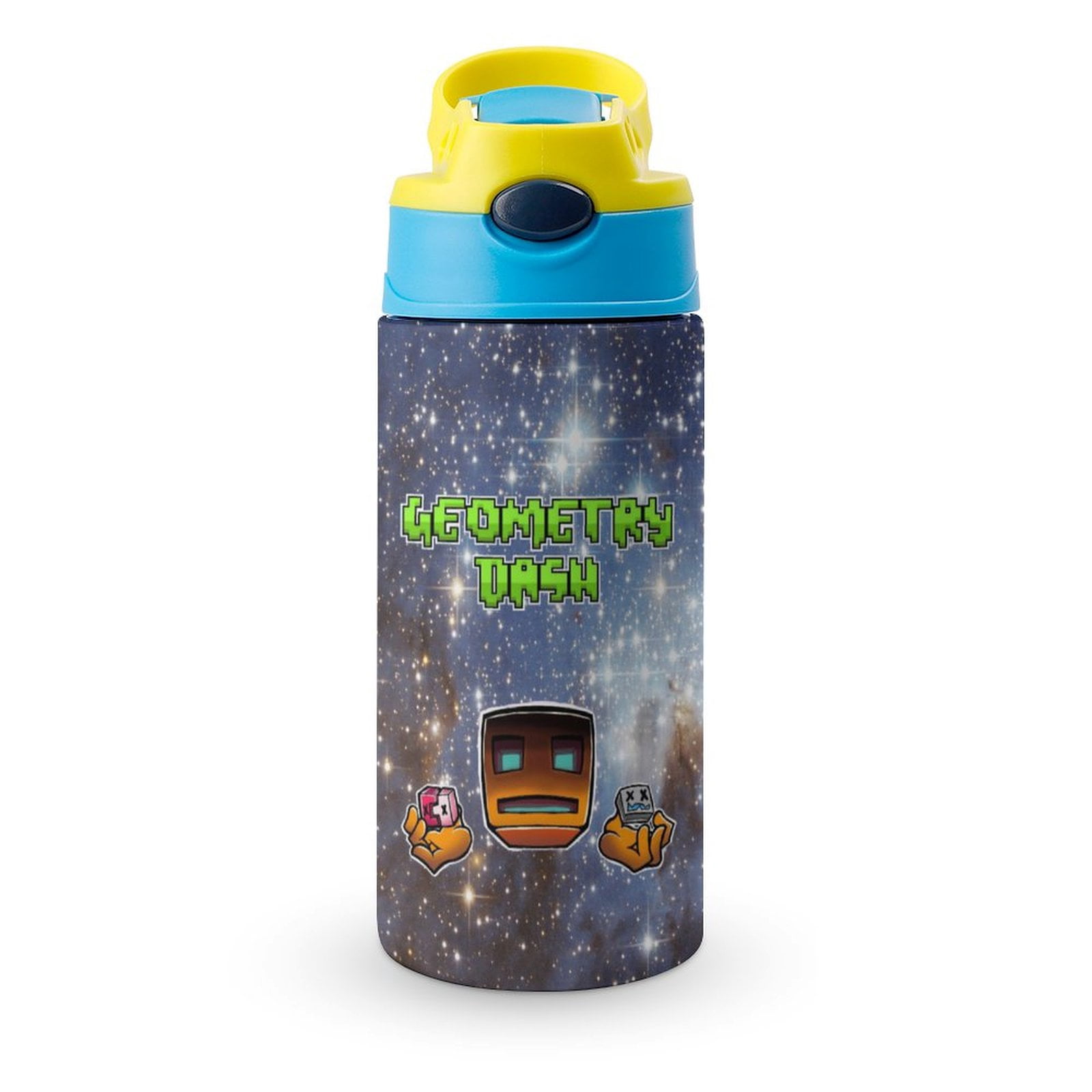 Geometry Dash Kids Water Bottle,12 Oz Vacuum Insulated Stainless Steel ...