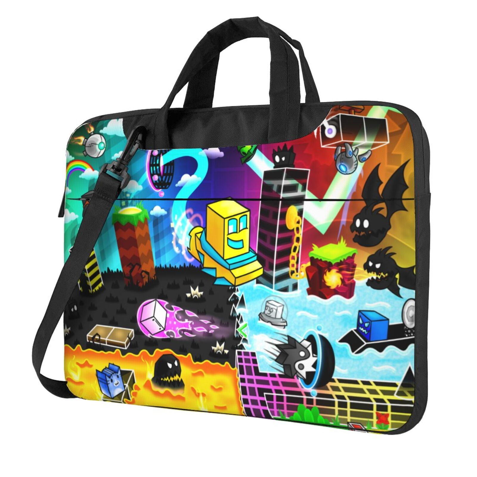 Geometry Dash Laptop Bag Fashion Laptop Shoulder Bag Computer Bag ...