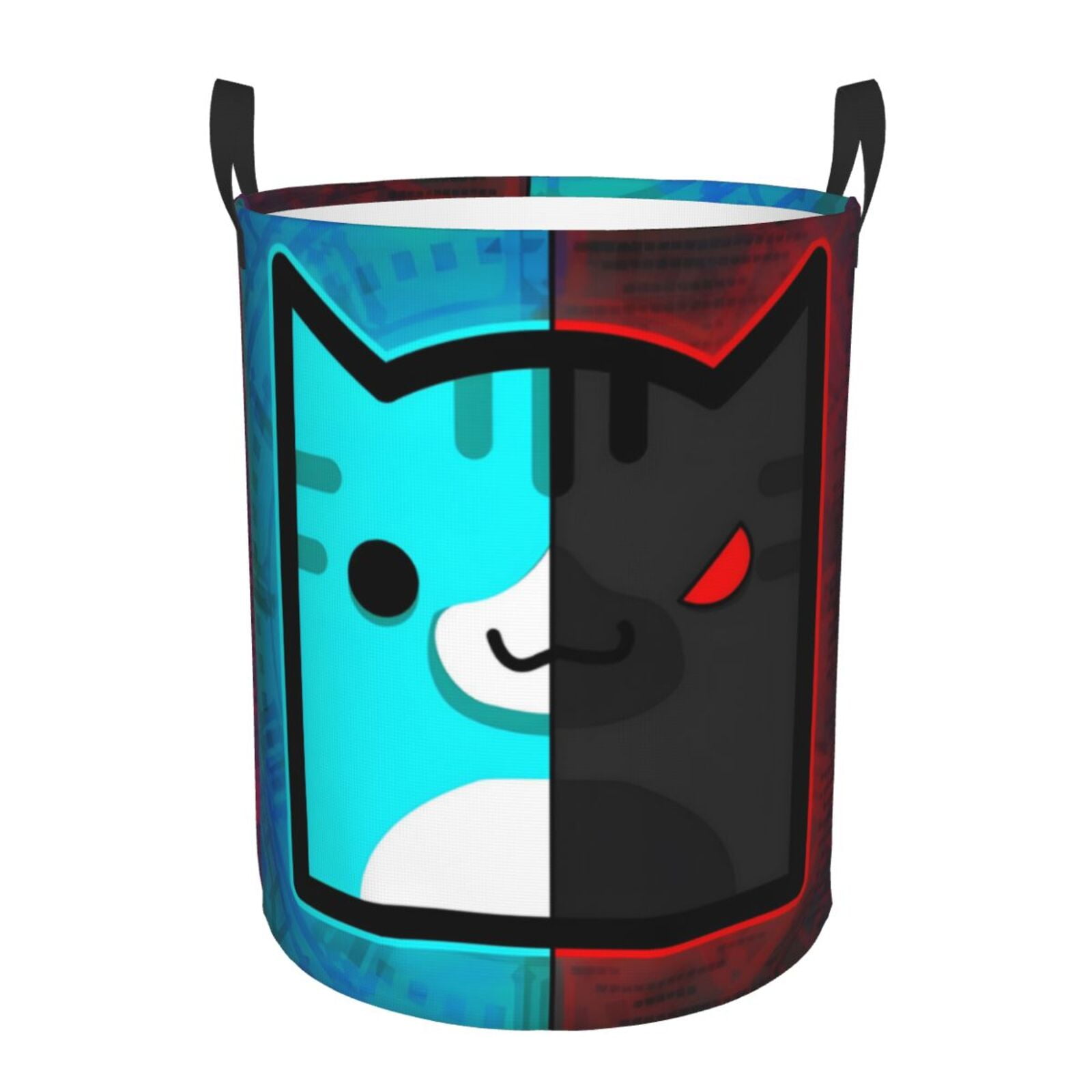 Geometry Dash Laundry Hamper Storage Basket With Handles, Round ...