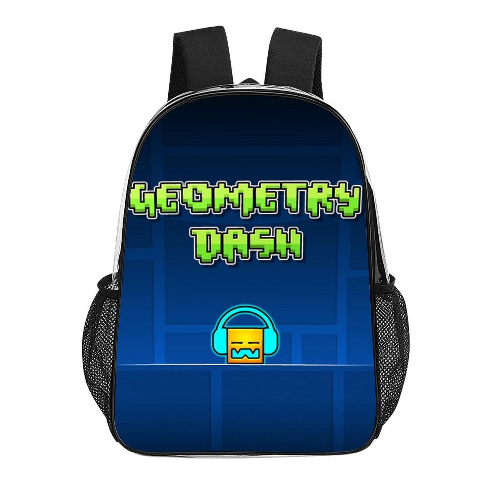 Geometry Dash Lite Clear Backpack Large Capacity Daypack Clear Through ...